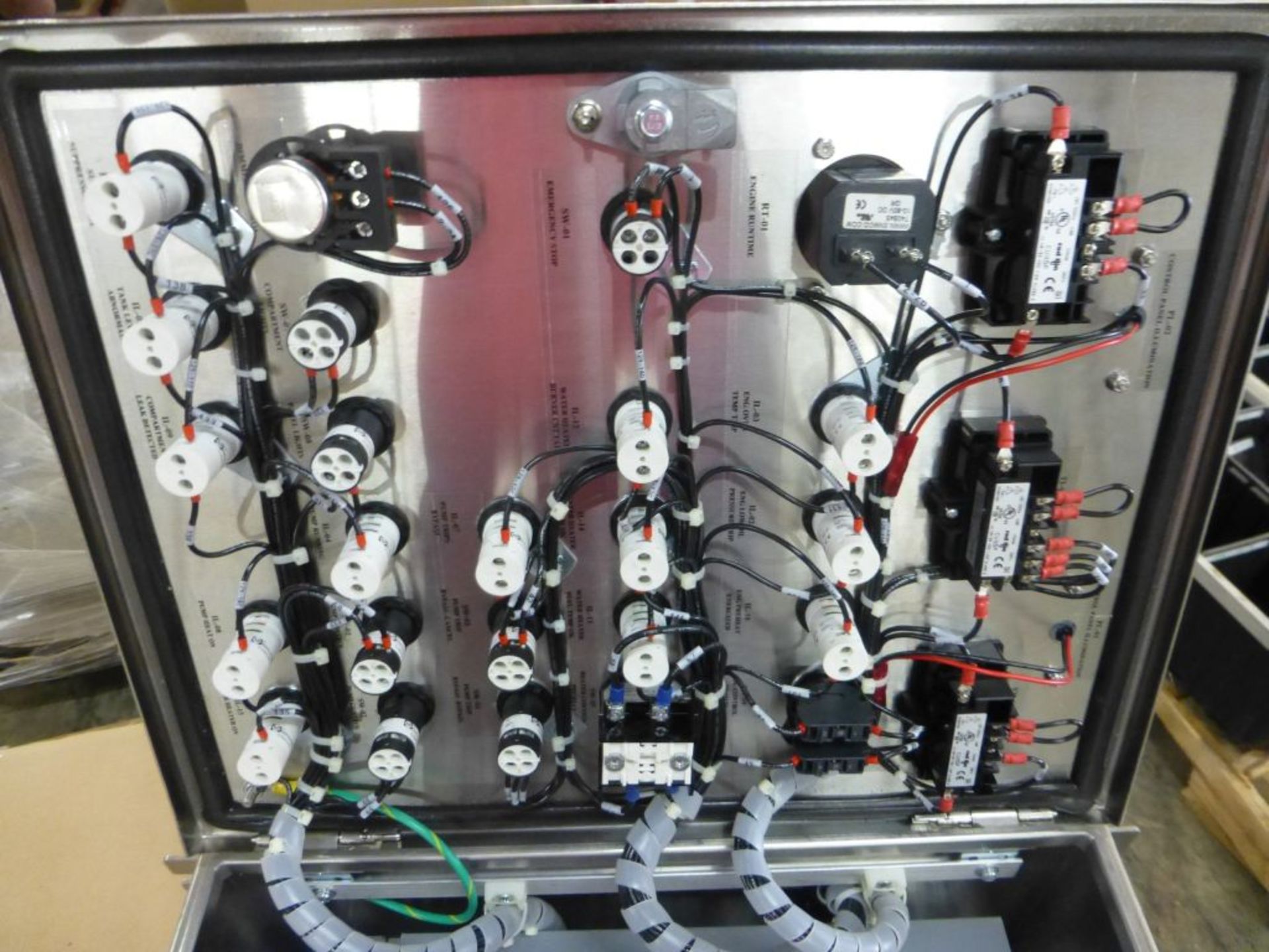 Lot of (3) Hoffman Industrial Control Panel Enclosures w/Terminal ...