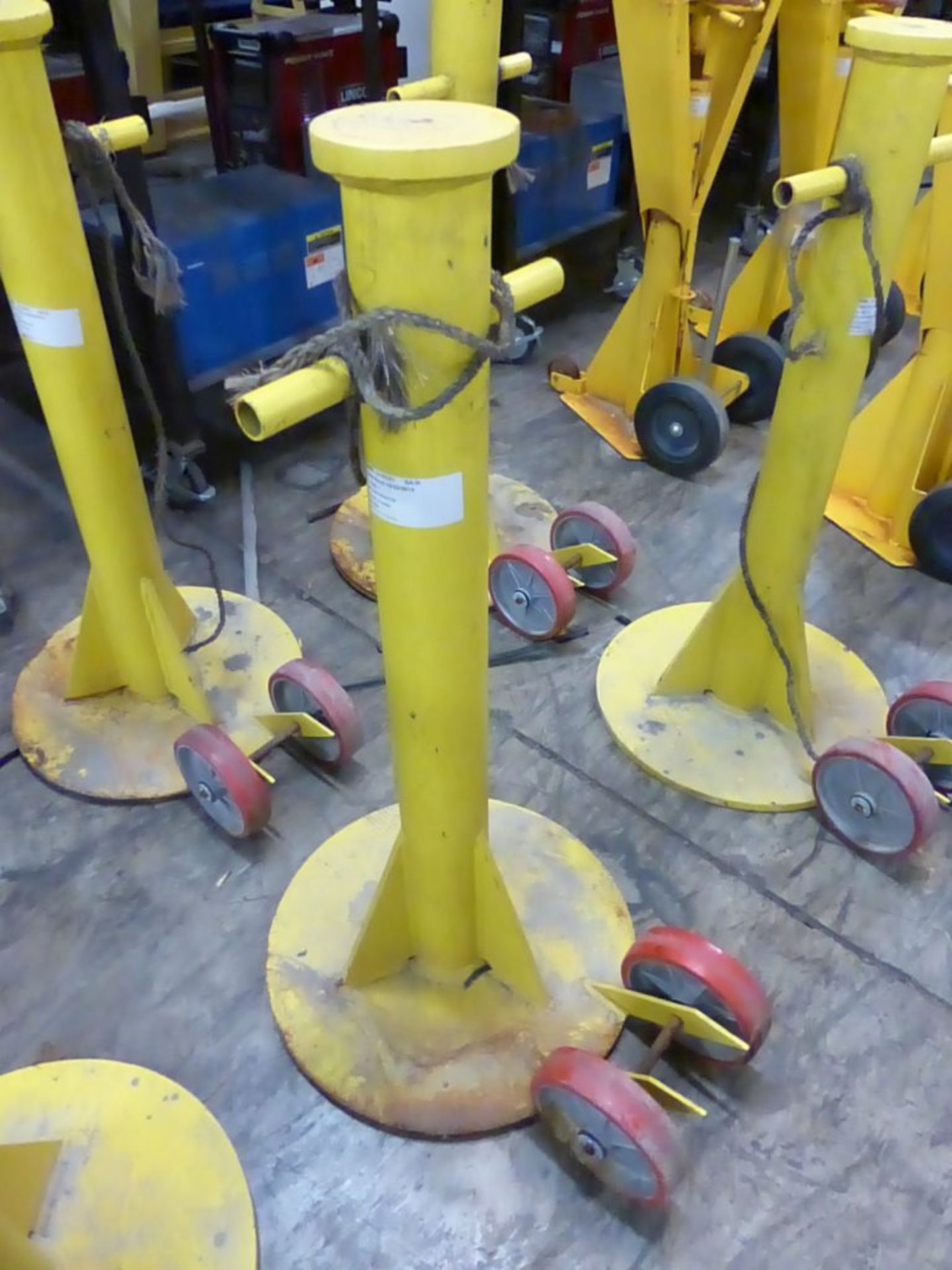 Lot of (2) 50 Ton Capacity Jacks/Stands