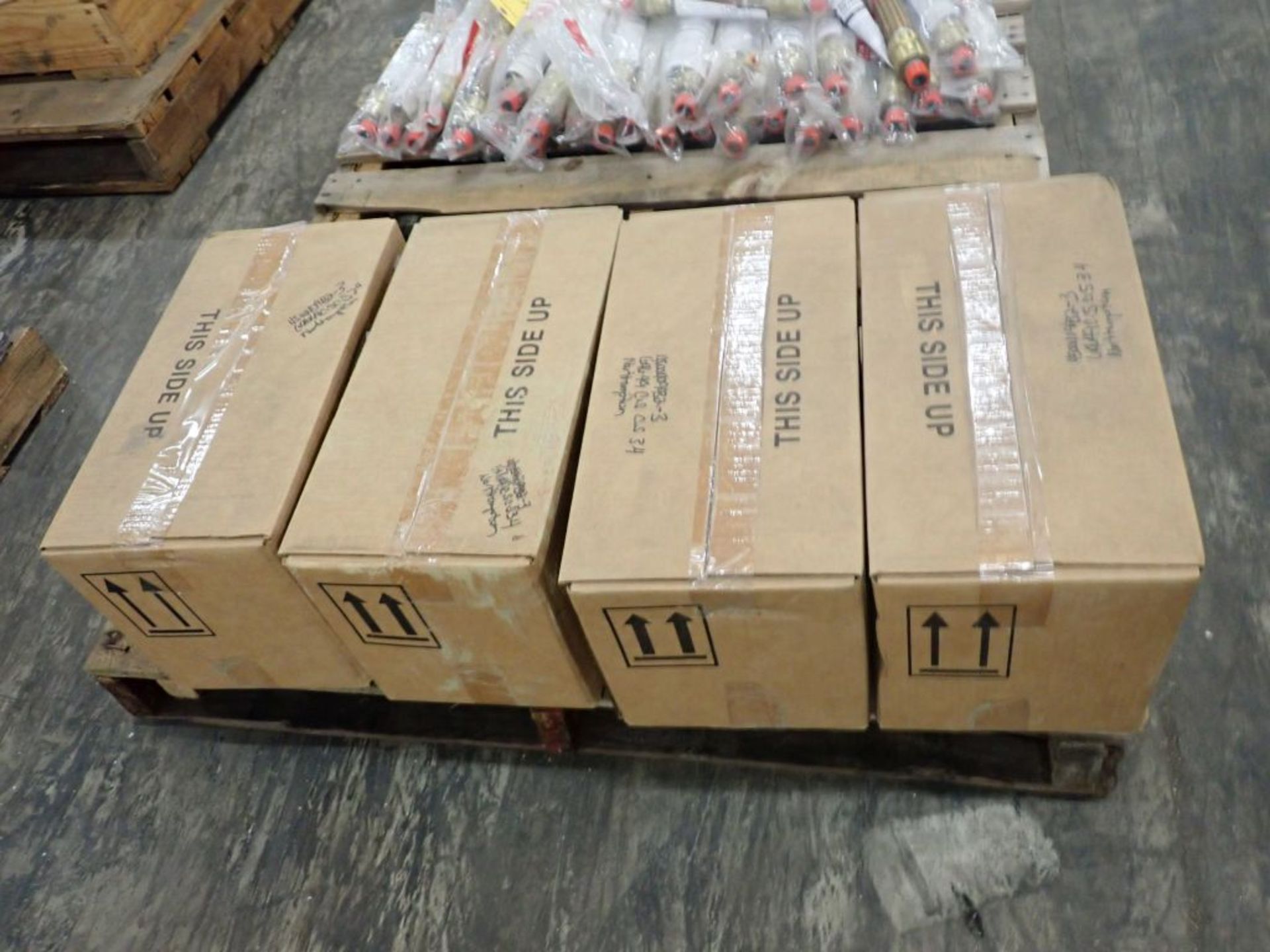 Lot of (4) Chockfast Red SG Hardeners - Part No. 4500409432-3