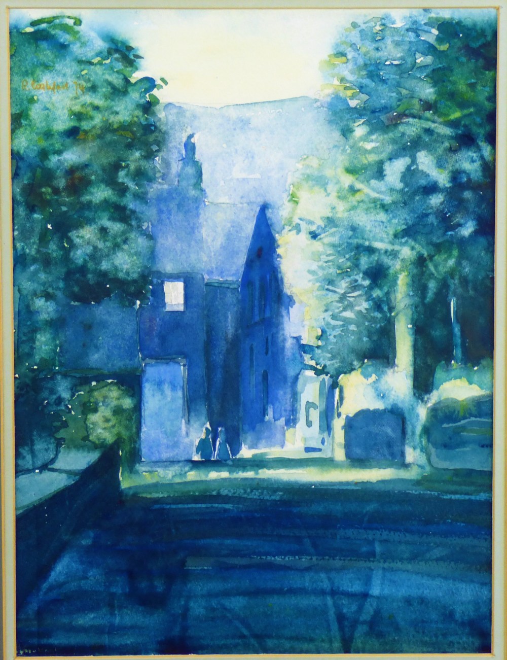 ROBERT (BOB) LITTLEFORD (b 1945); watercolour on paper depicting ...
