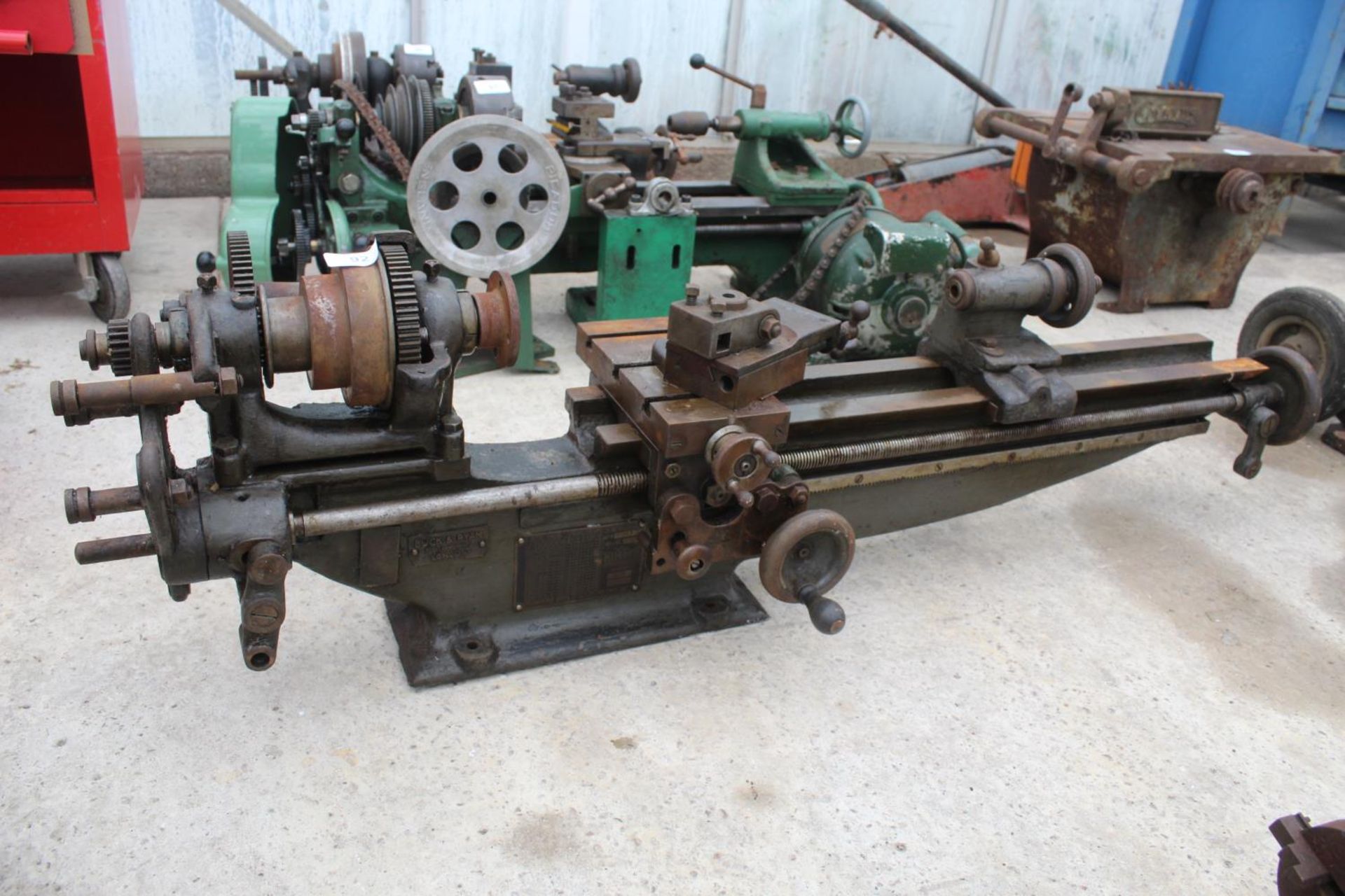 BUCK & RYAN LATHE - NO VAT