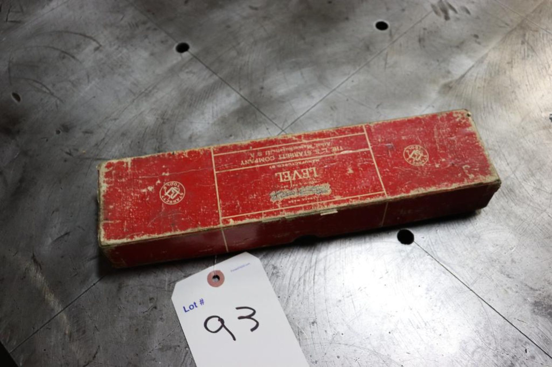 Starrett machinist level