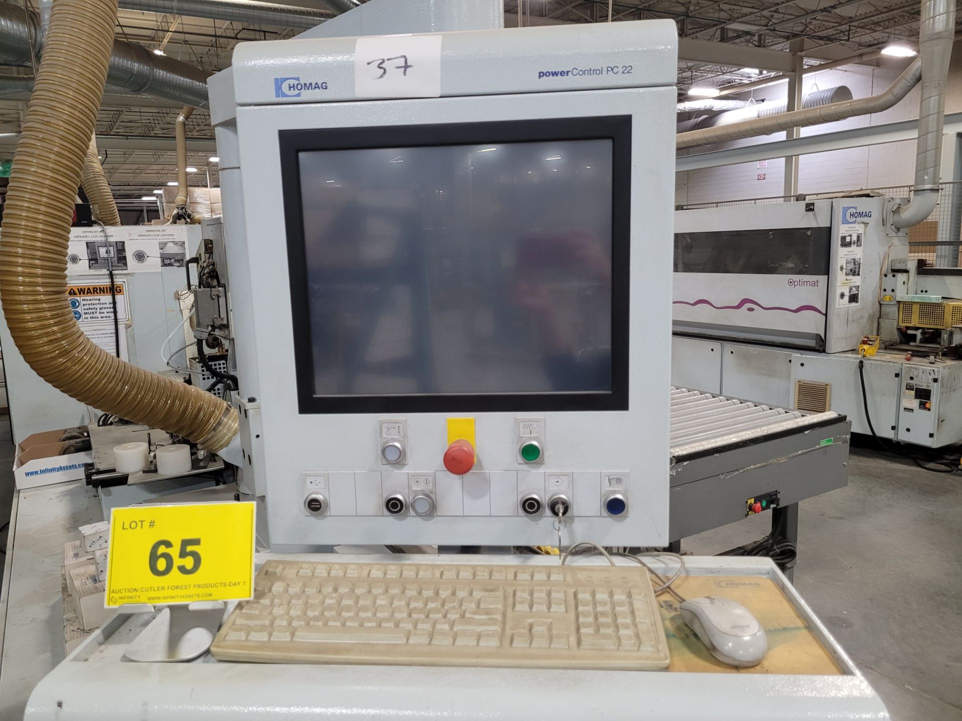 2011 HOMAG KAL 210 EDITION SINGLE SIDE EDGE BANDER, END TRIMMER, (2 ...