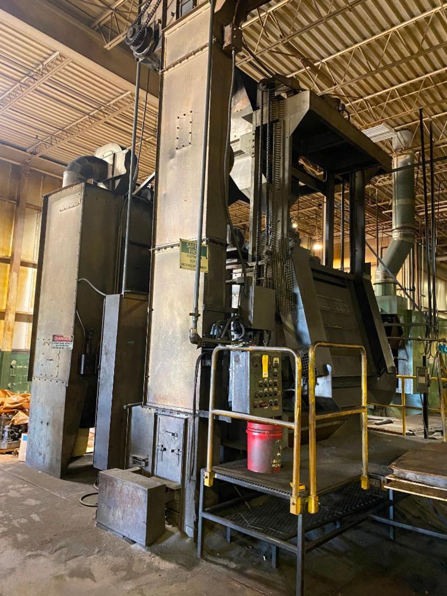 Wheelabrator-Frye Inc. Tumblast Machine, s/n A130526, Wheelabrator ...