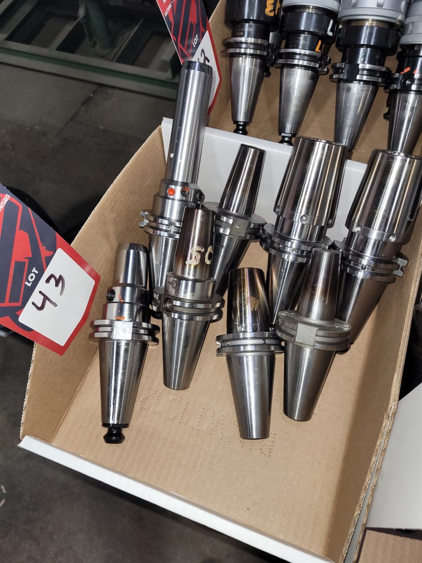 (8) Cat 40 Assorted Tool Holders