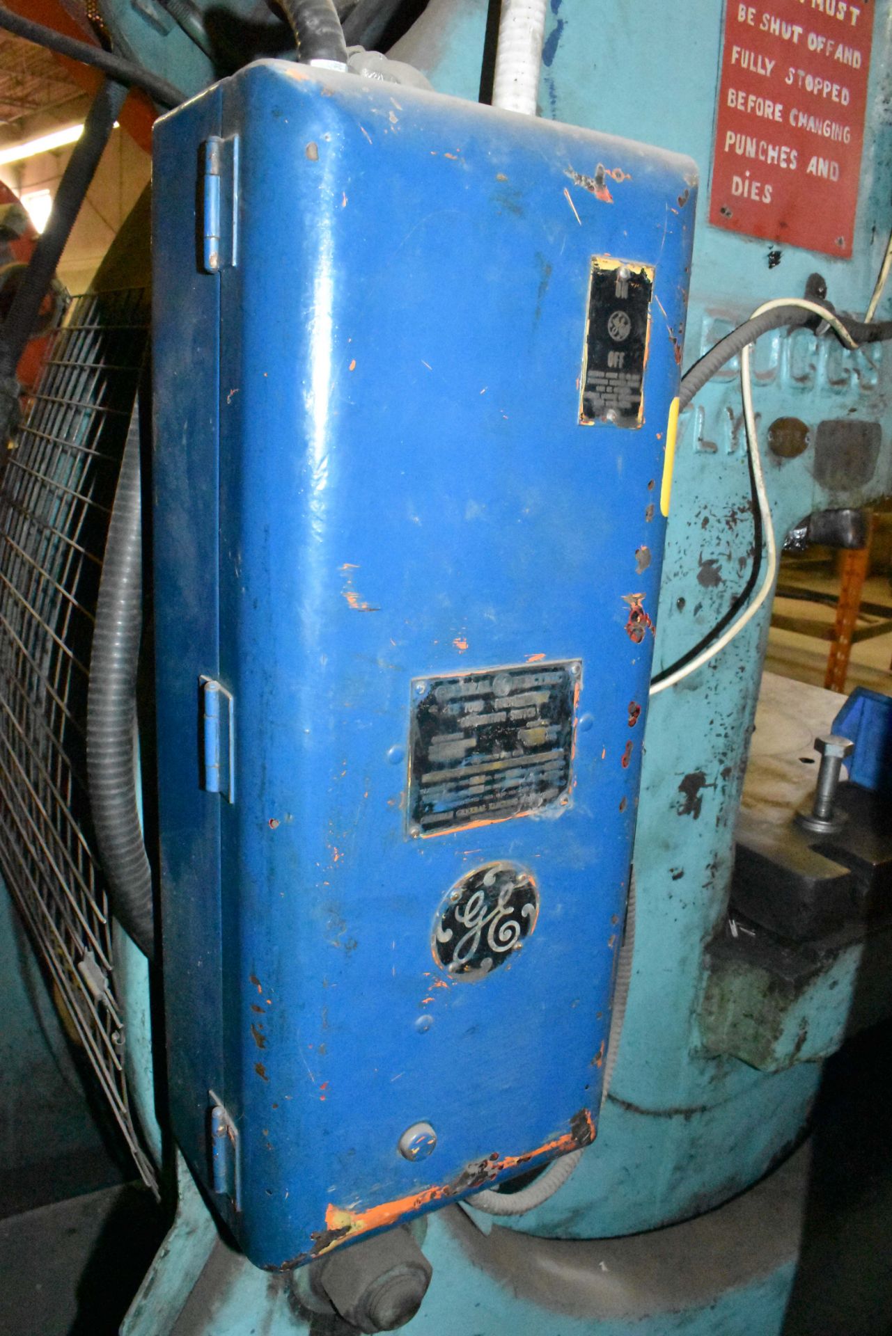 BROWN BOGGS MODEL 17LW OBI MECHANICAL PUNCH PRESS WITH 10"X10" RAM, 22 ...