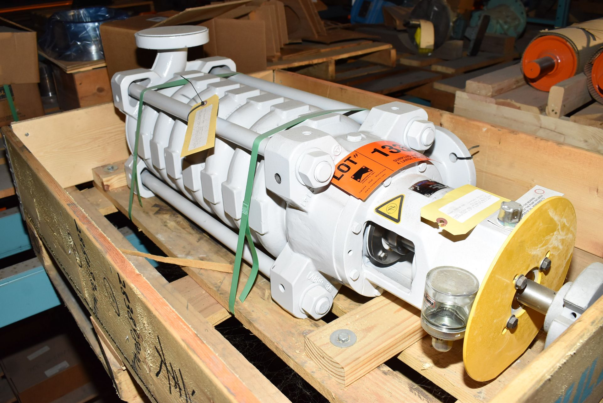 SULZER HPT 208-1B 2.5" X 1.5"-7" HIGH PRESSURE MULTI-STAGE CENTRIFUGAL ...