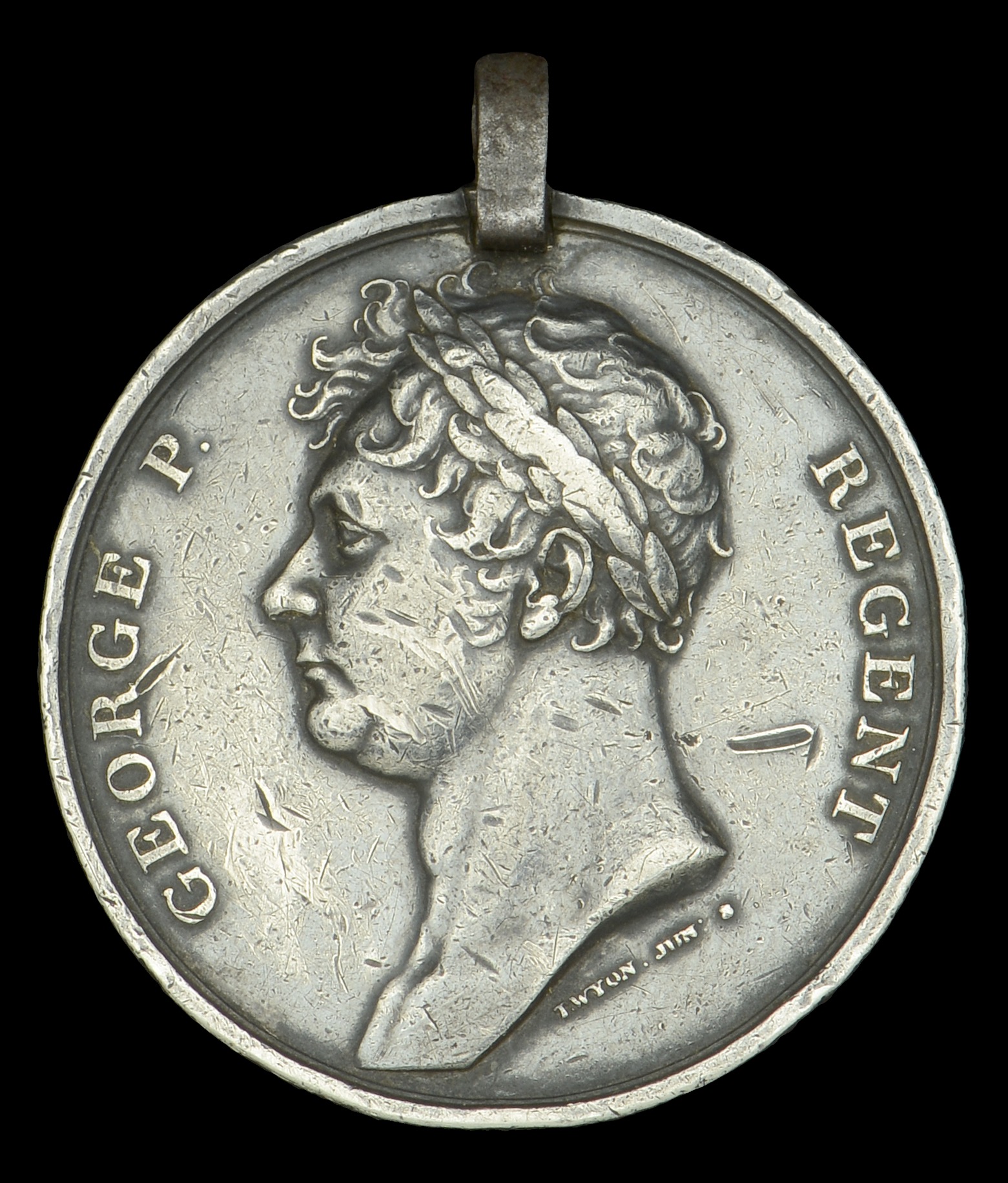 Renamed Medal: Waterloo 1815 (Robert Wooller, 51st. Lt. Infantry) re ...