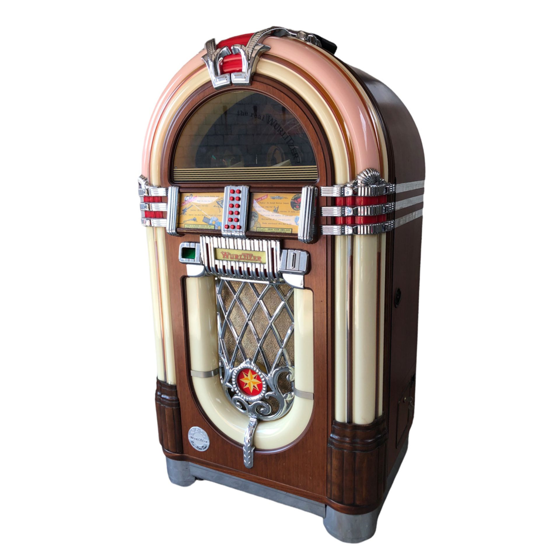 One of the iconic Wurlitzer jukeboxes is the OMT 1015 model (One More ...