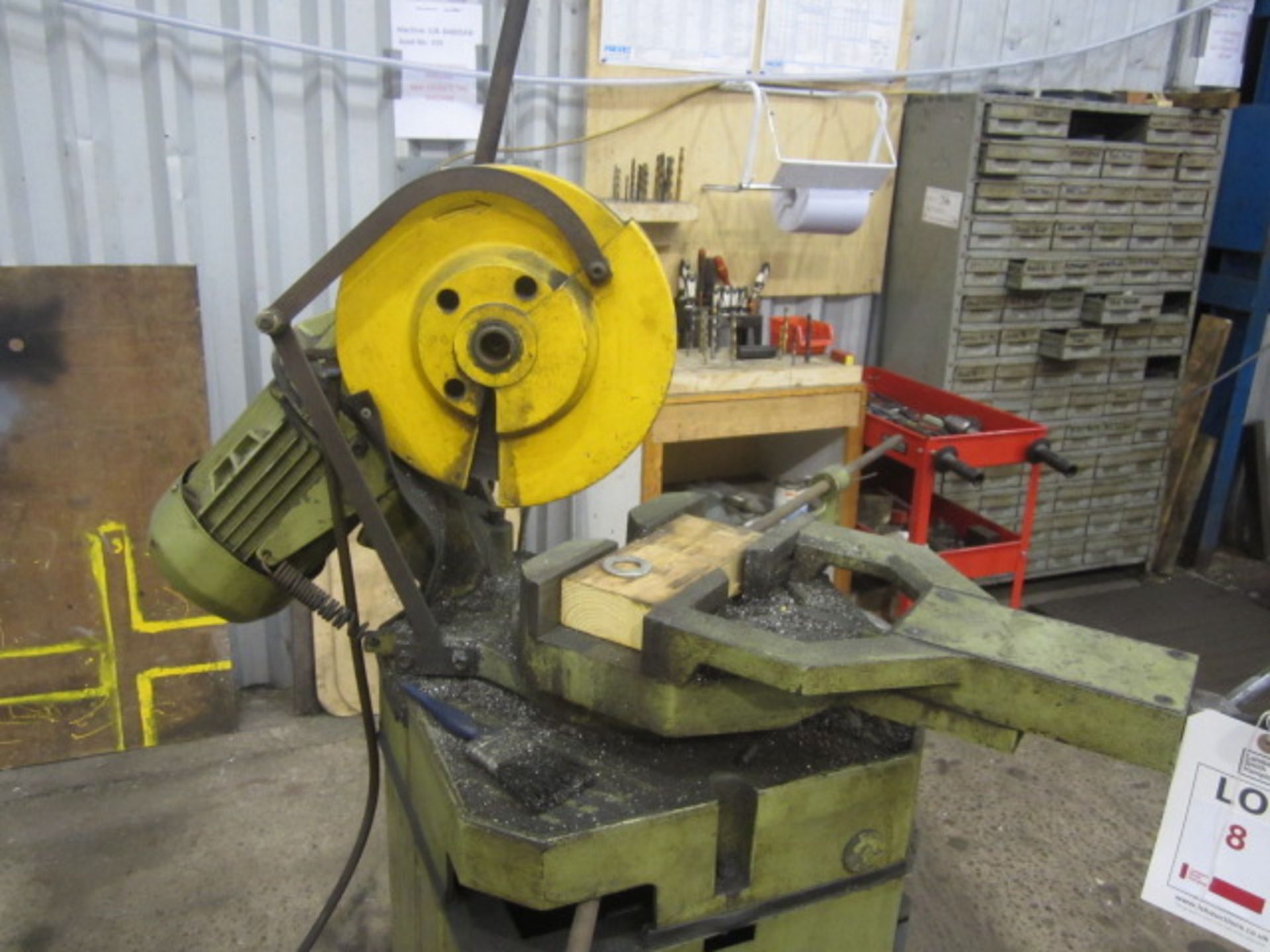 Startrite steel mitre cut off saw, serial no. 24360 (3 phase)