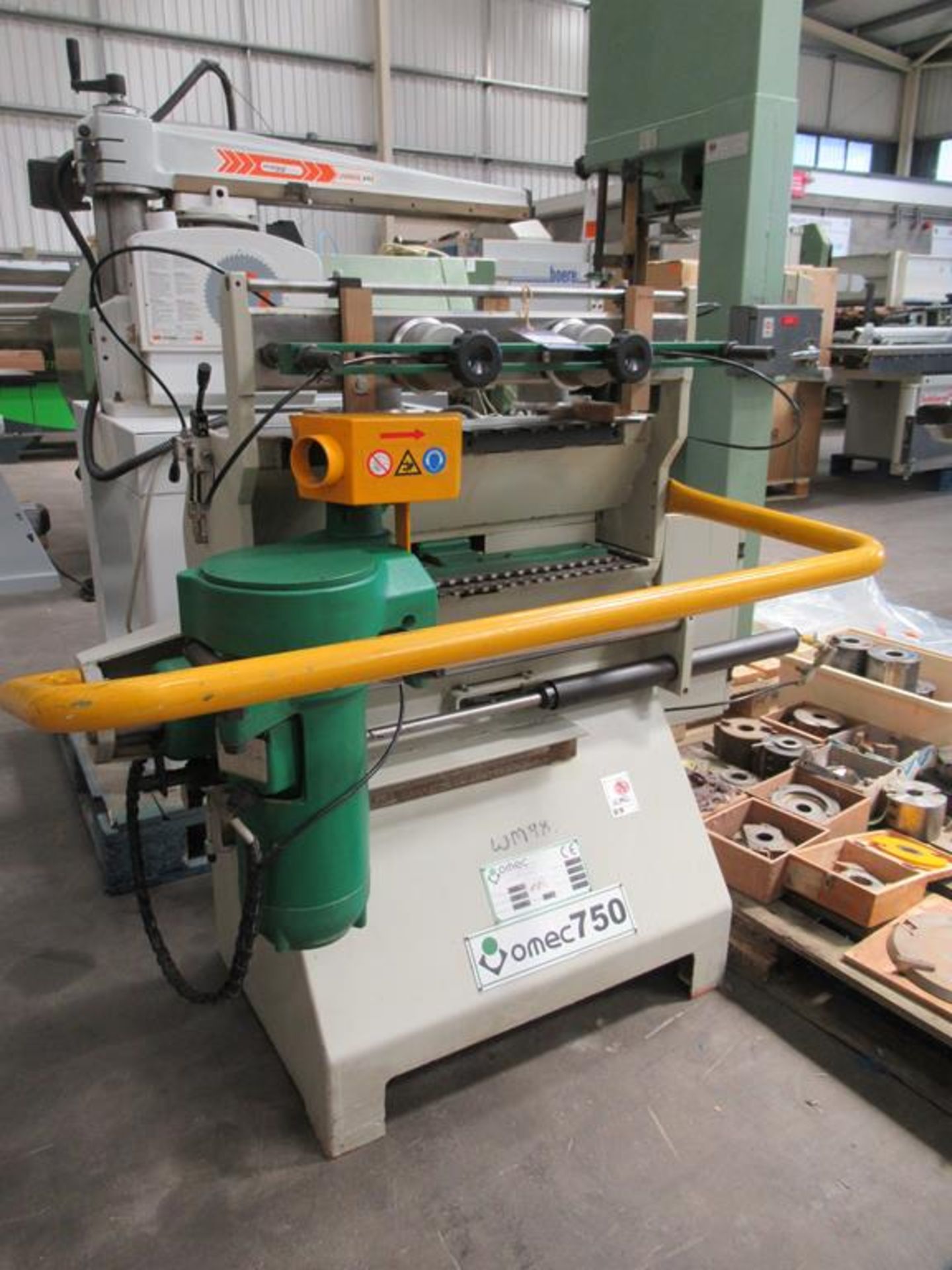 Omec 750 dovetailer s/n 000406 YOM 2000, 415V. Please note this lot has ...
