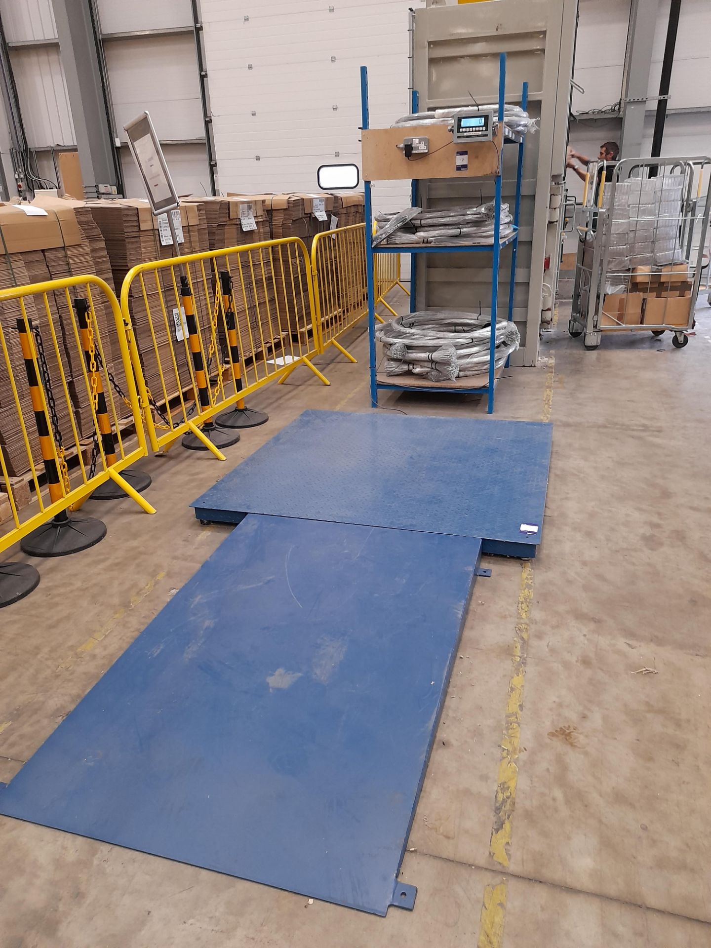 Platform Scales, with LP7510B weighing Indicator (240V) and ramp, Max ...