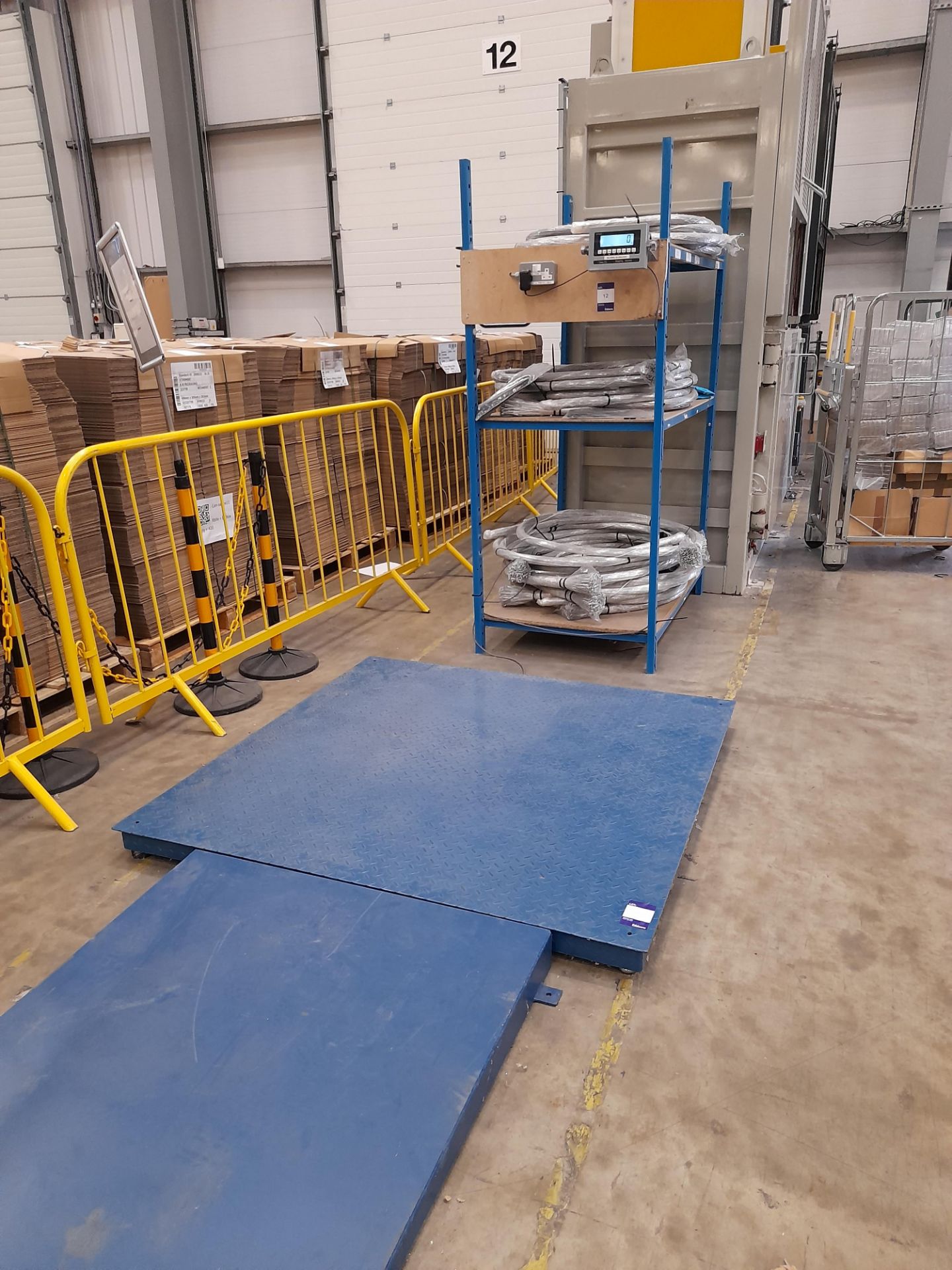 Platform Scales, with LP7510B weighing Indicator (240V) and ramp, Max ...