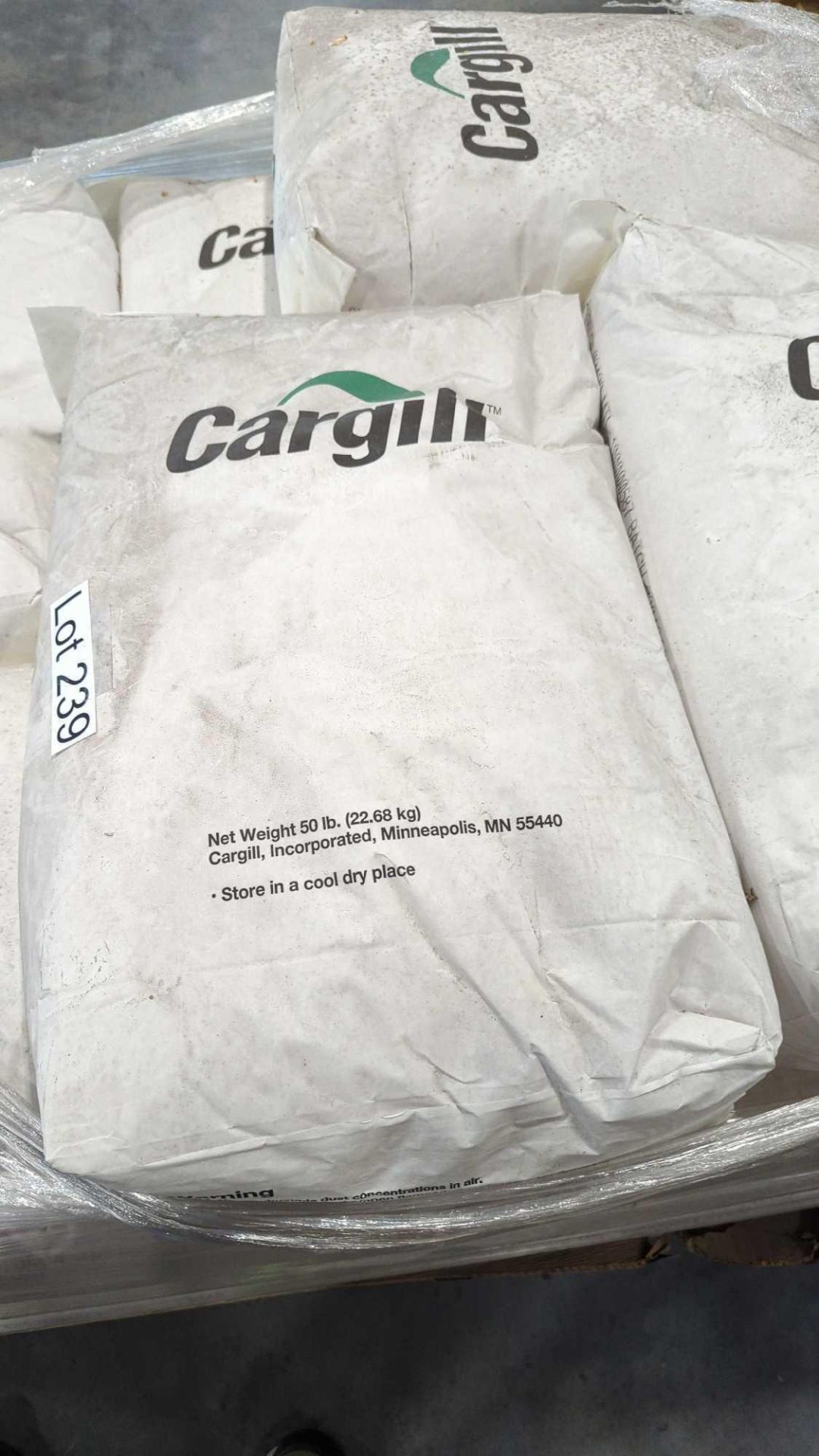 (1) pallet Cargill gel bags, 50lbs each