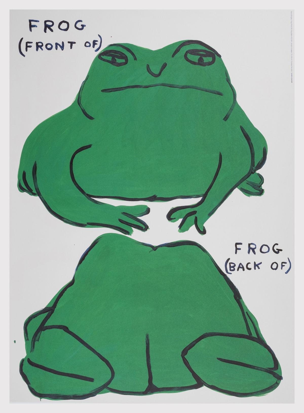 δ David Shrigley (b.1968)You Got Beaten by a Crab, Sorry for Being ...