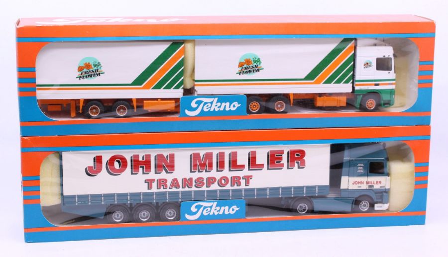 Tekno: A boxed Tekno diecast, John Miller Transport lorry, 1:50 Scale ...