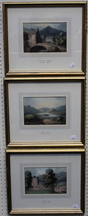William Green of Ambleside (1760-1823)' Leathes Water ', watercolour ...