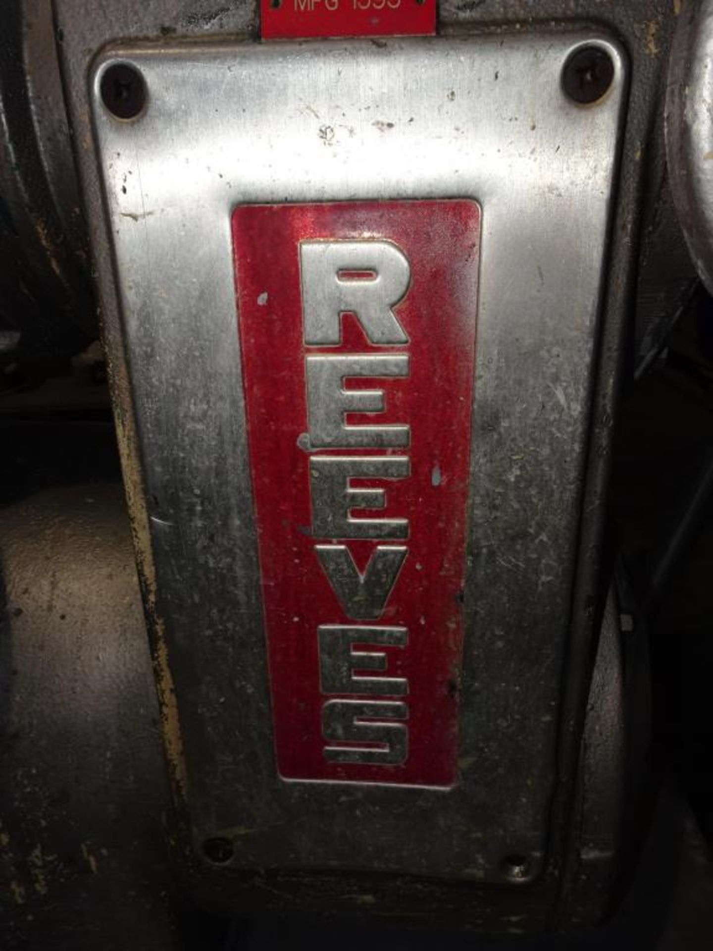 Reeves P25C6550K 15 HP Vacuum Pump, 230/460 v, 1760 RPM, 40/20 AMPS ...