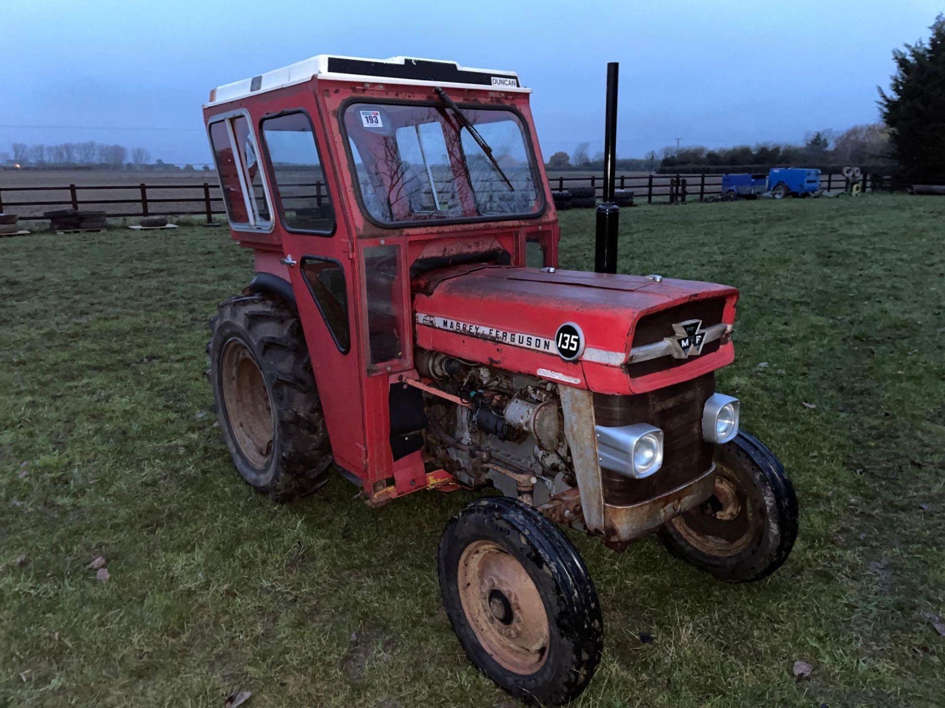 Massey Ferguson 135 MultiPower narrow 2wd diesel tractor with Duncan ...