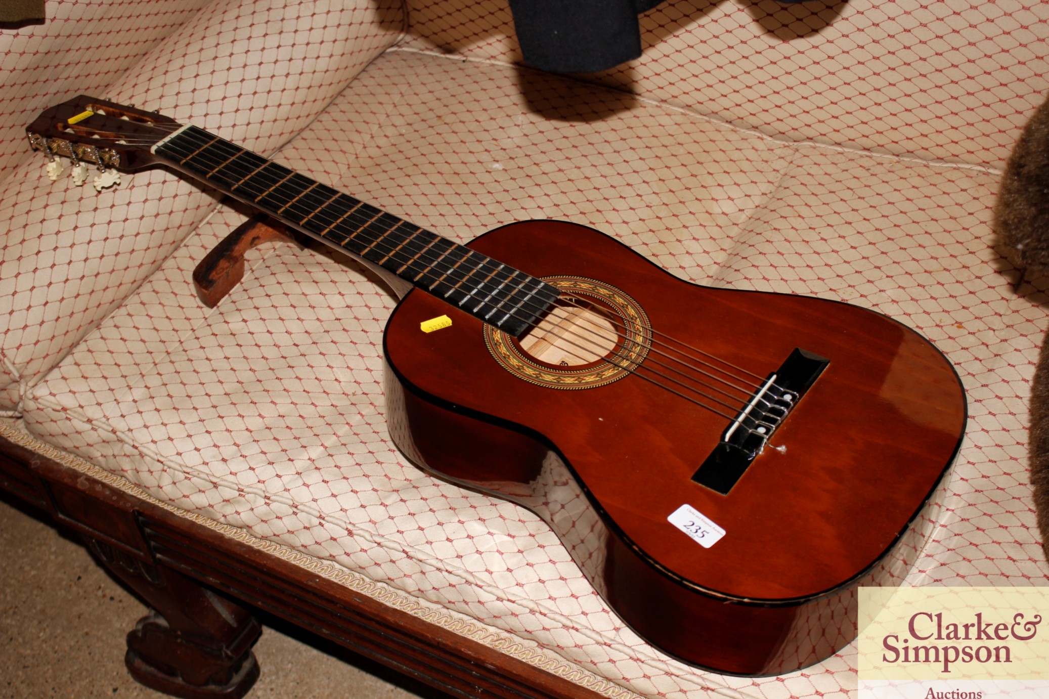A Hokada acoustic guitar