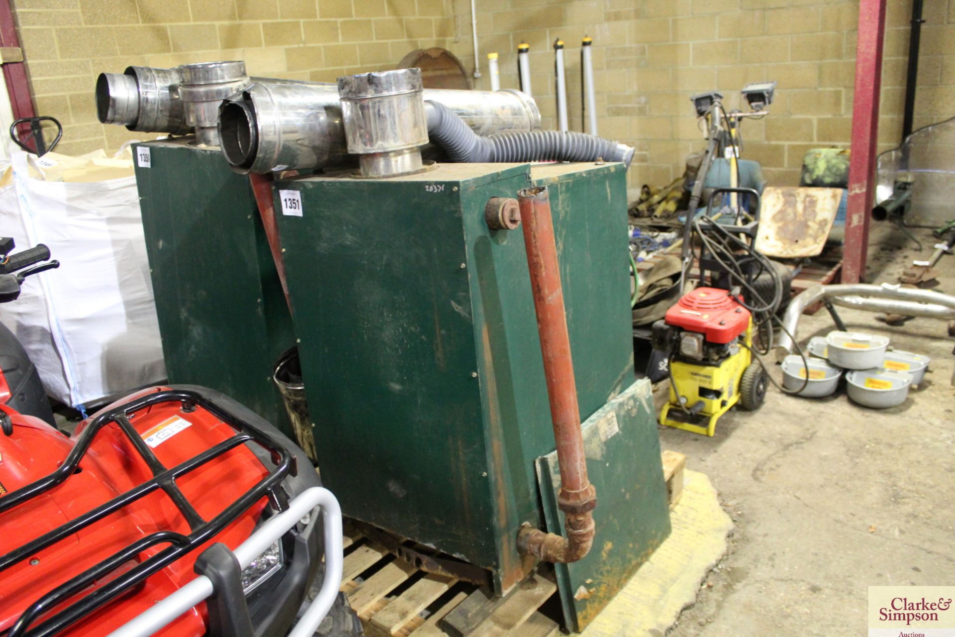 Firebird Enviromax 100kw oil boiler. V