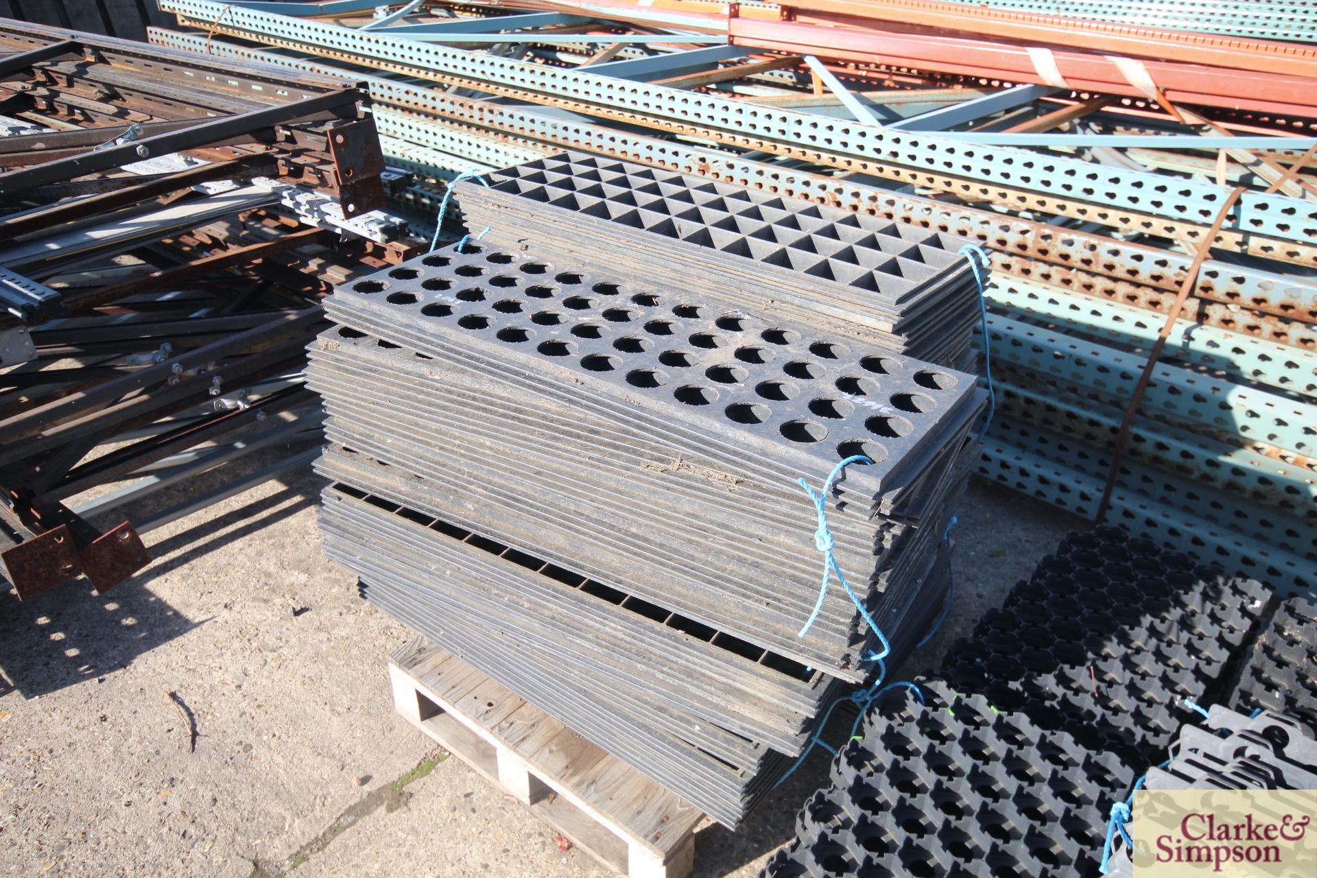 Quantity of ground stabilising matting.