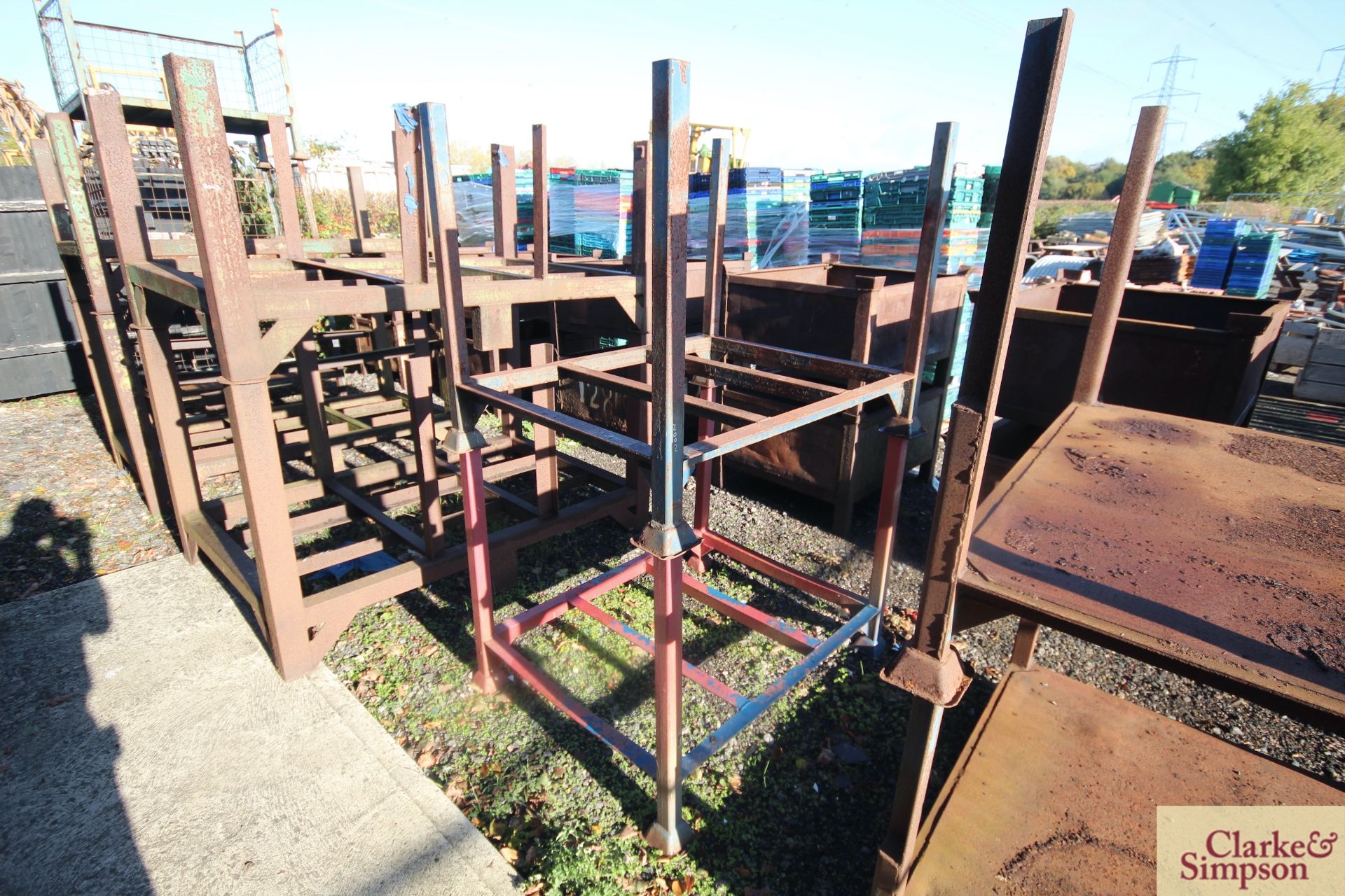 2x large open stillage. V