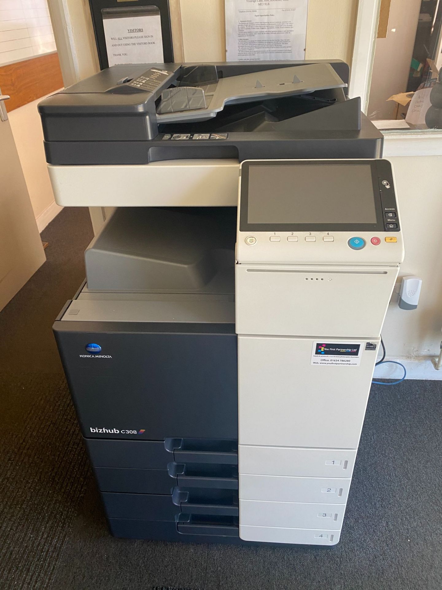 Konica Minolta Bizhub C308 copier printer