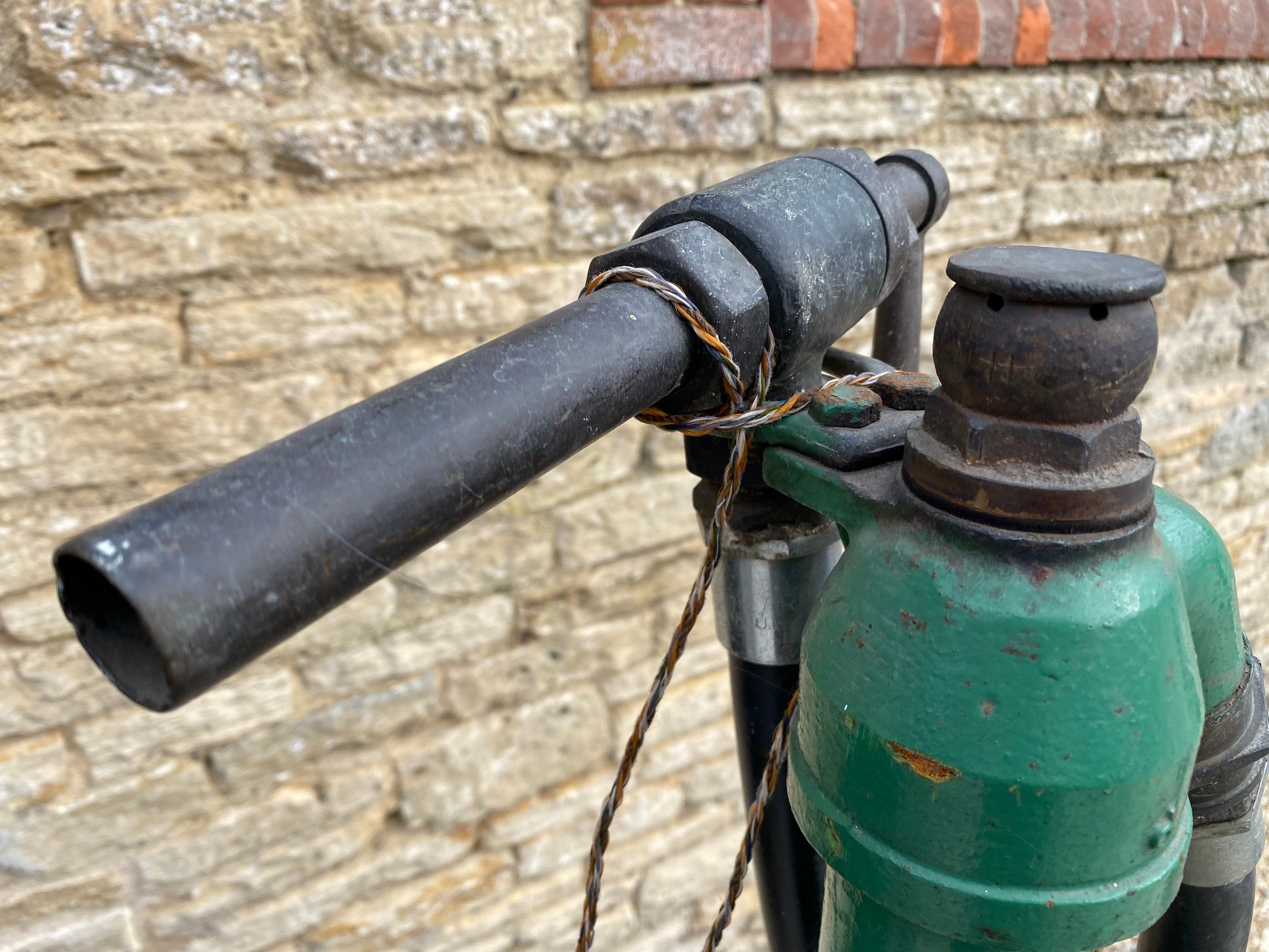 An Avery Hardoll CH1 petrol pump, with hose and nozzle, by repute ...