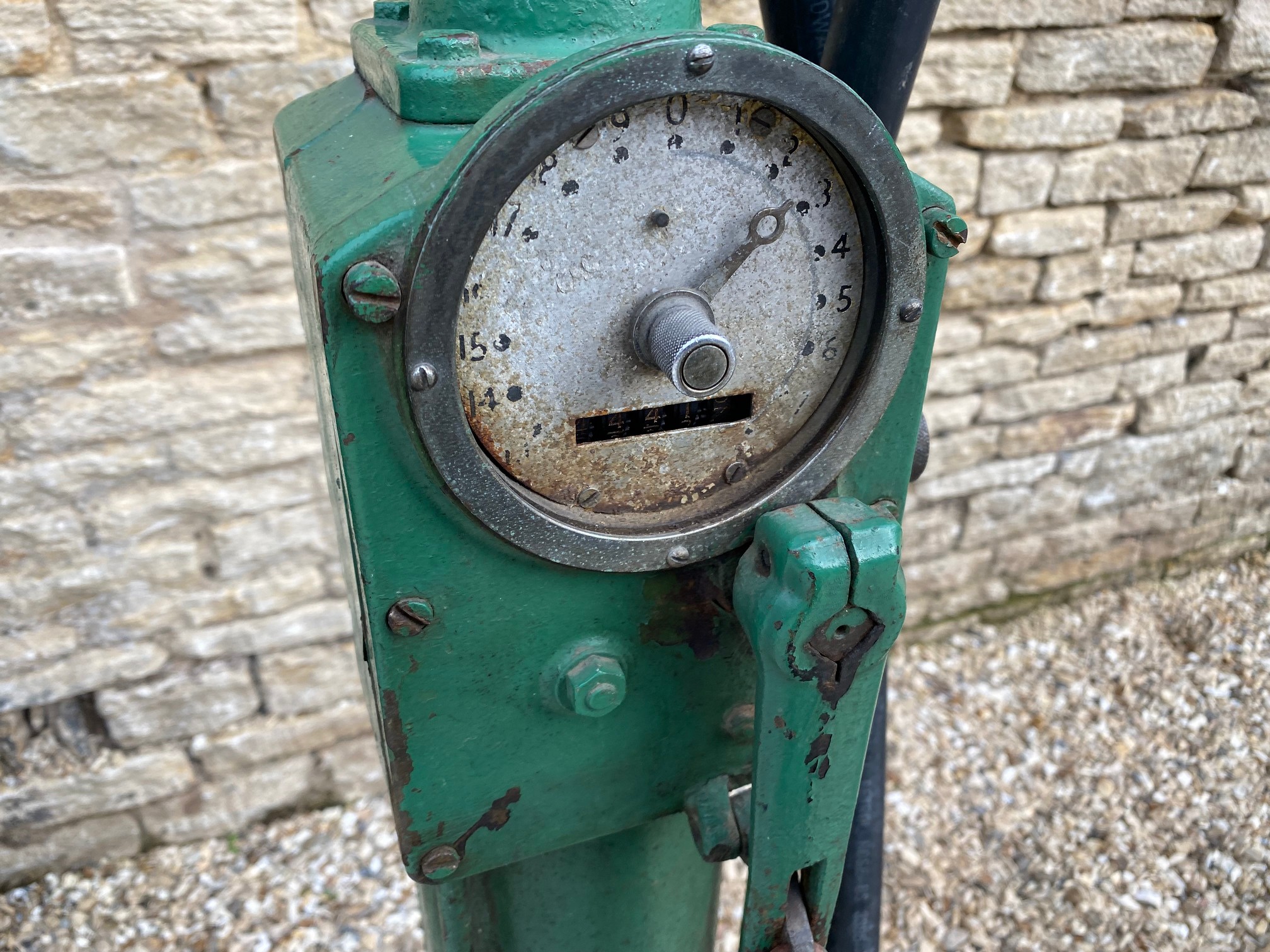 An Avery Hardoll CH1 petrol pump, with hose and nozzle, by repute ...