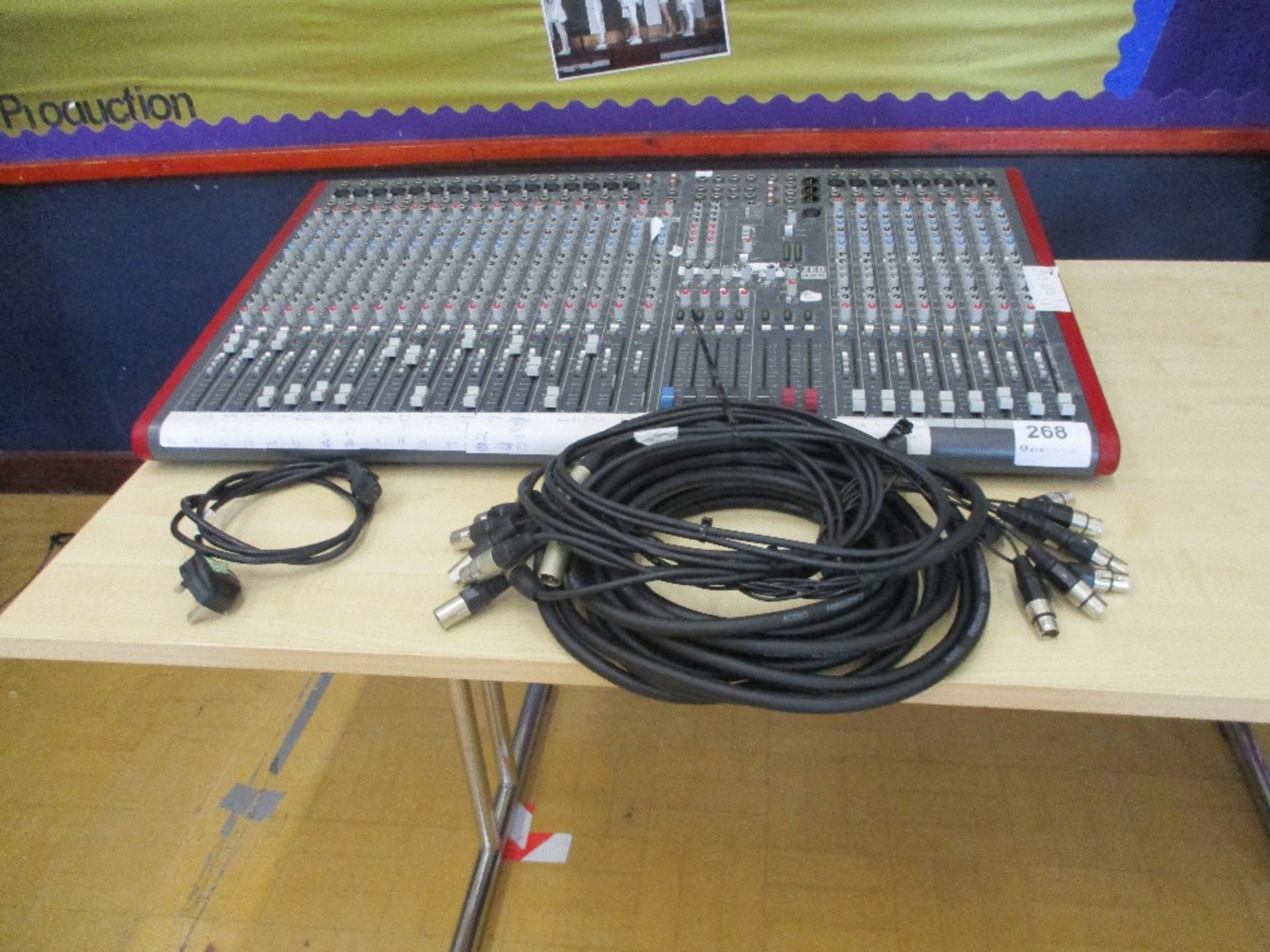 Allen and Heath ZED 428 light mixing desk