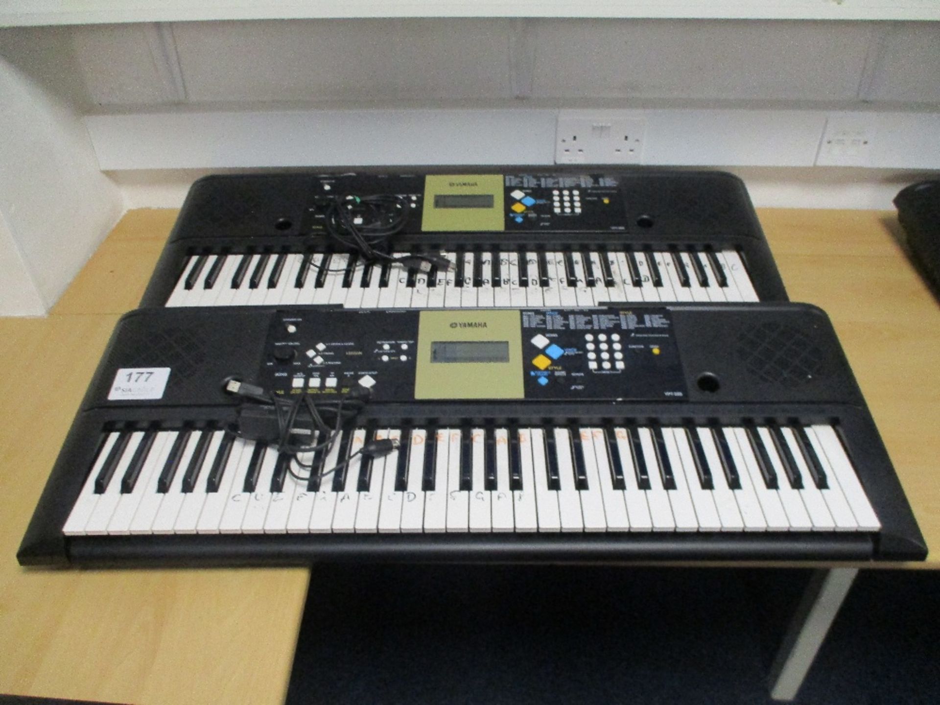 (2) Yamaha electric keyboardsYPT202