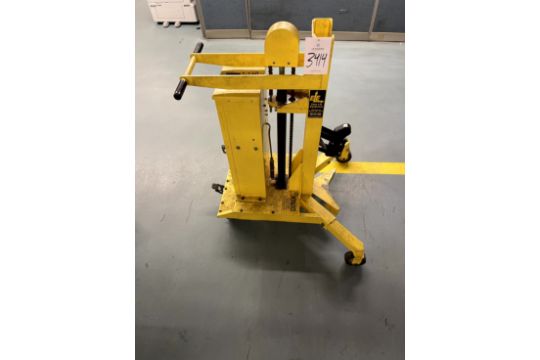 Easy Lift Equipment EL600DC Electric/Hydraulic Barrel Lift Cart, 600-Lb ...