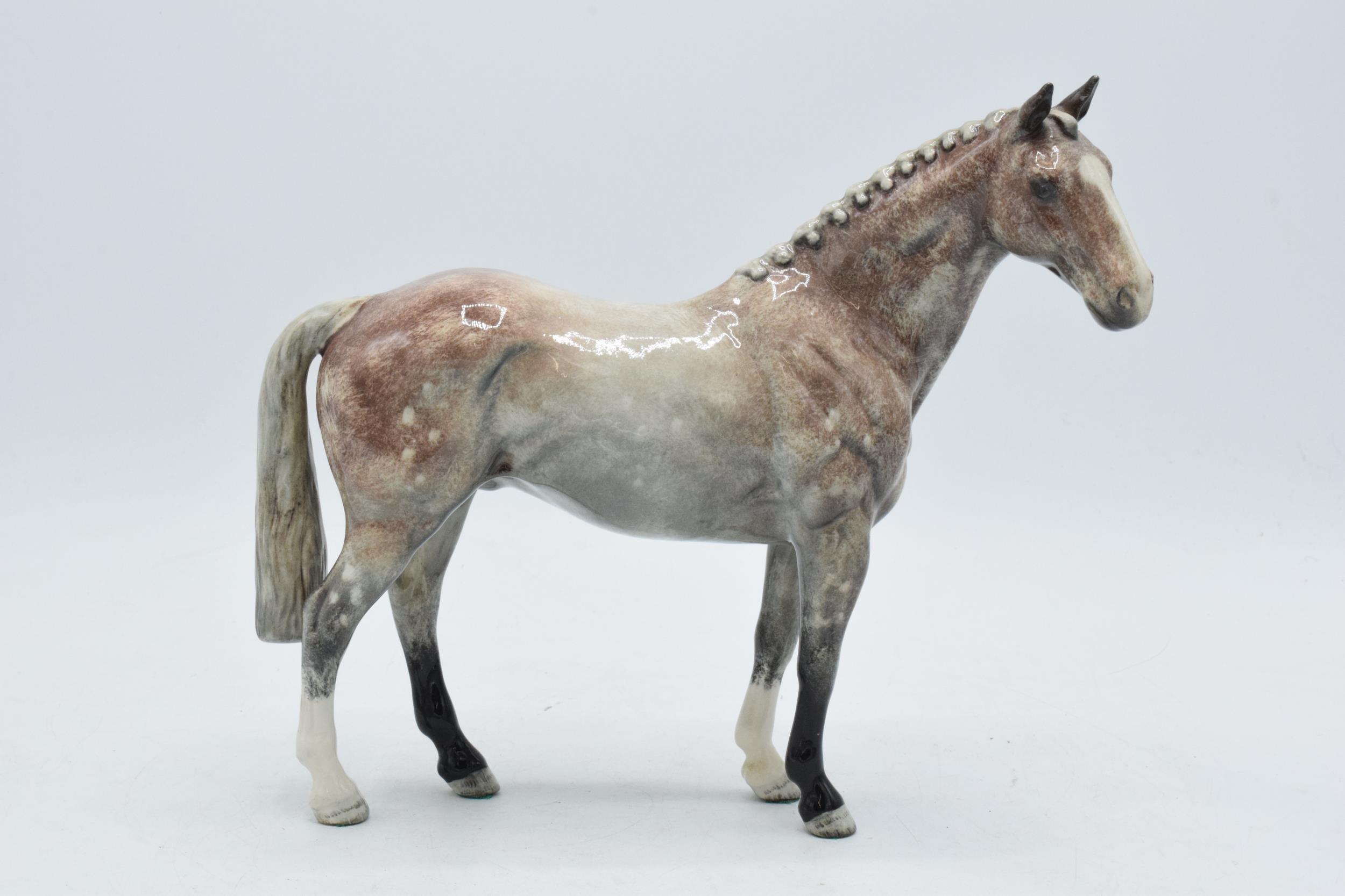 Beswick Strawberry Roan Hunter Horse, (Royal Doulton backstamp - second ...