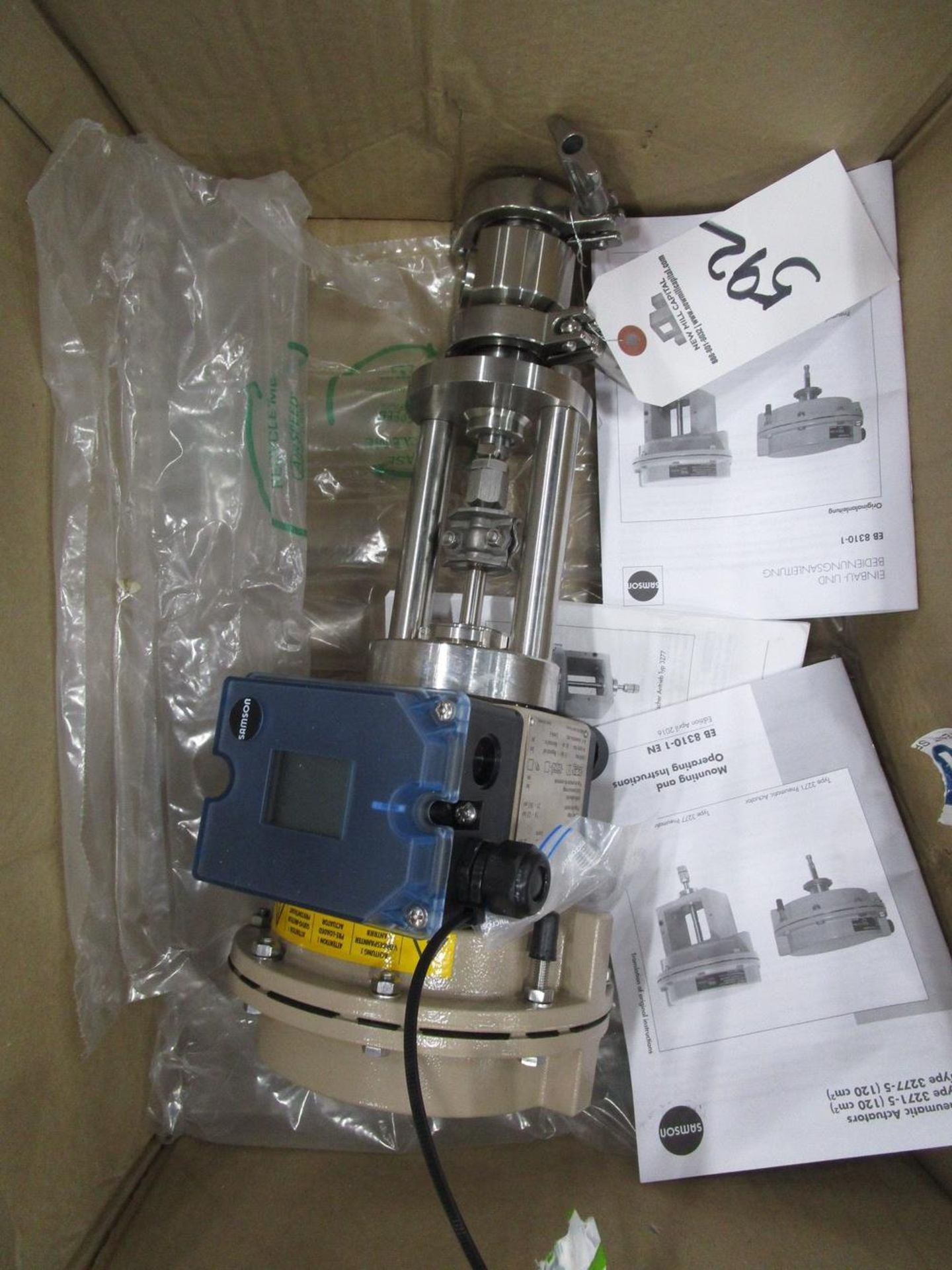 Samson Pneumatic Actuator, Model 3277 - 03 Gl 01, Serial #8108155 ...