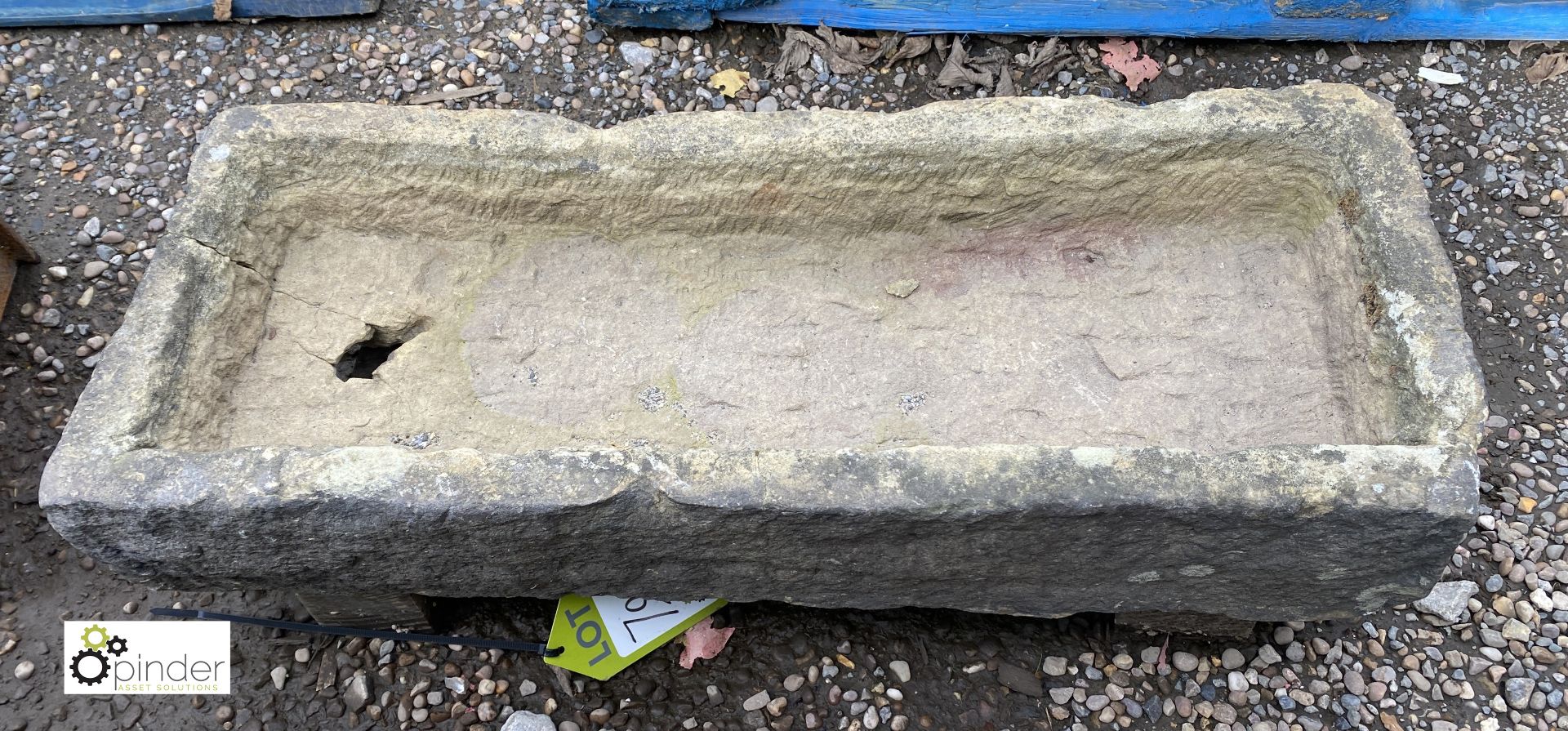 An original Georgian Yorkshires Stone Trough, circa 1800s, 6in high x ...