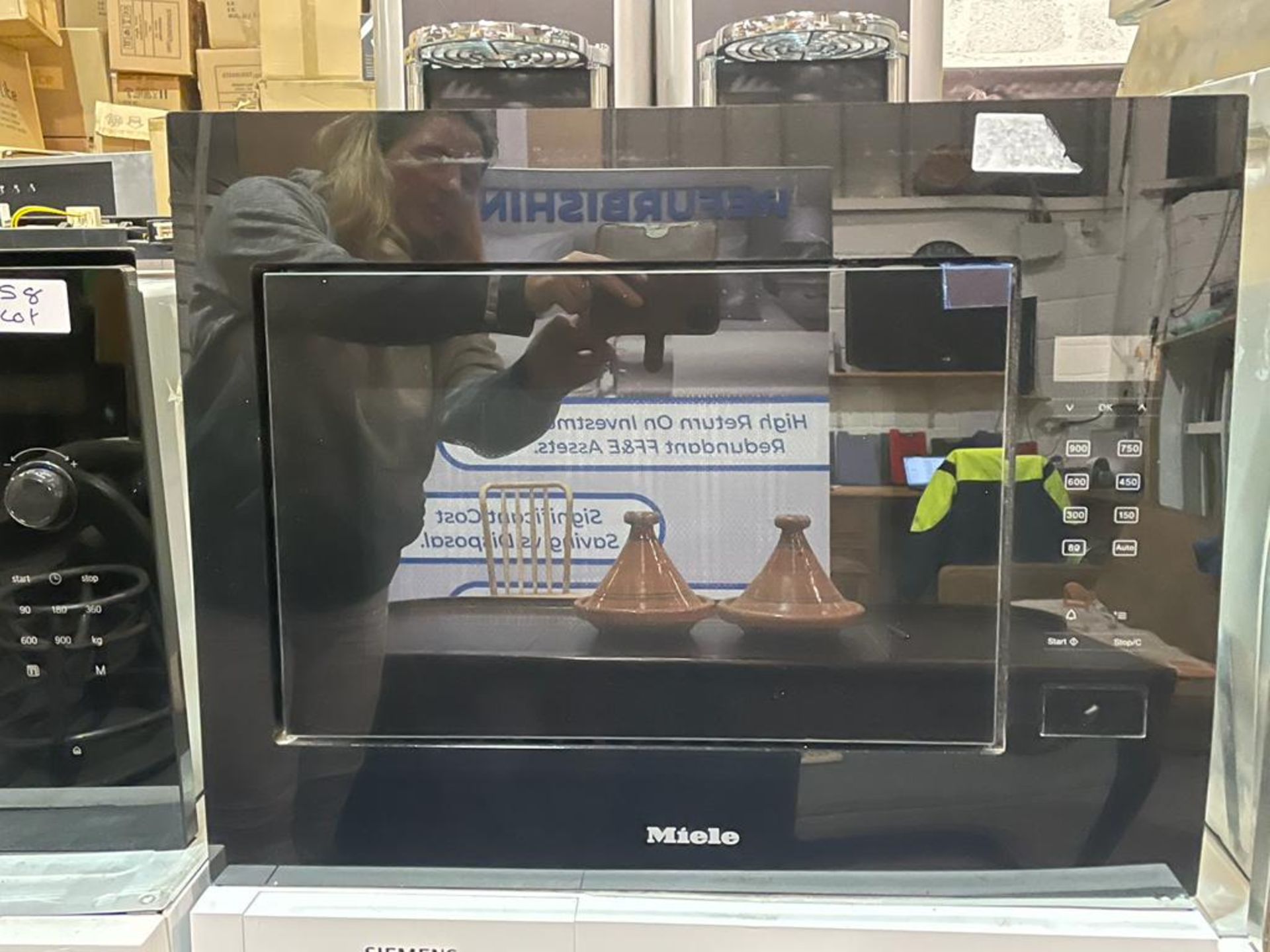 Miele Integral Microwave Oven Type M2240 7-Segment Display With Sensor ...