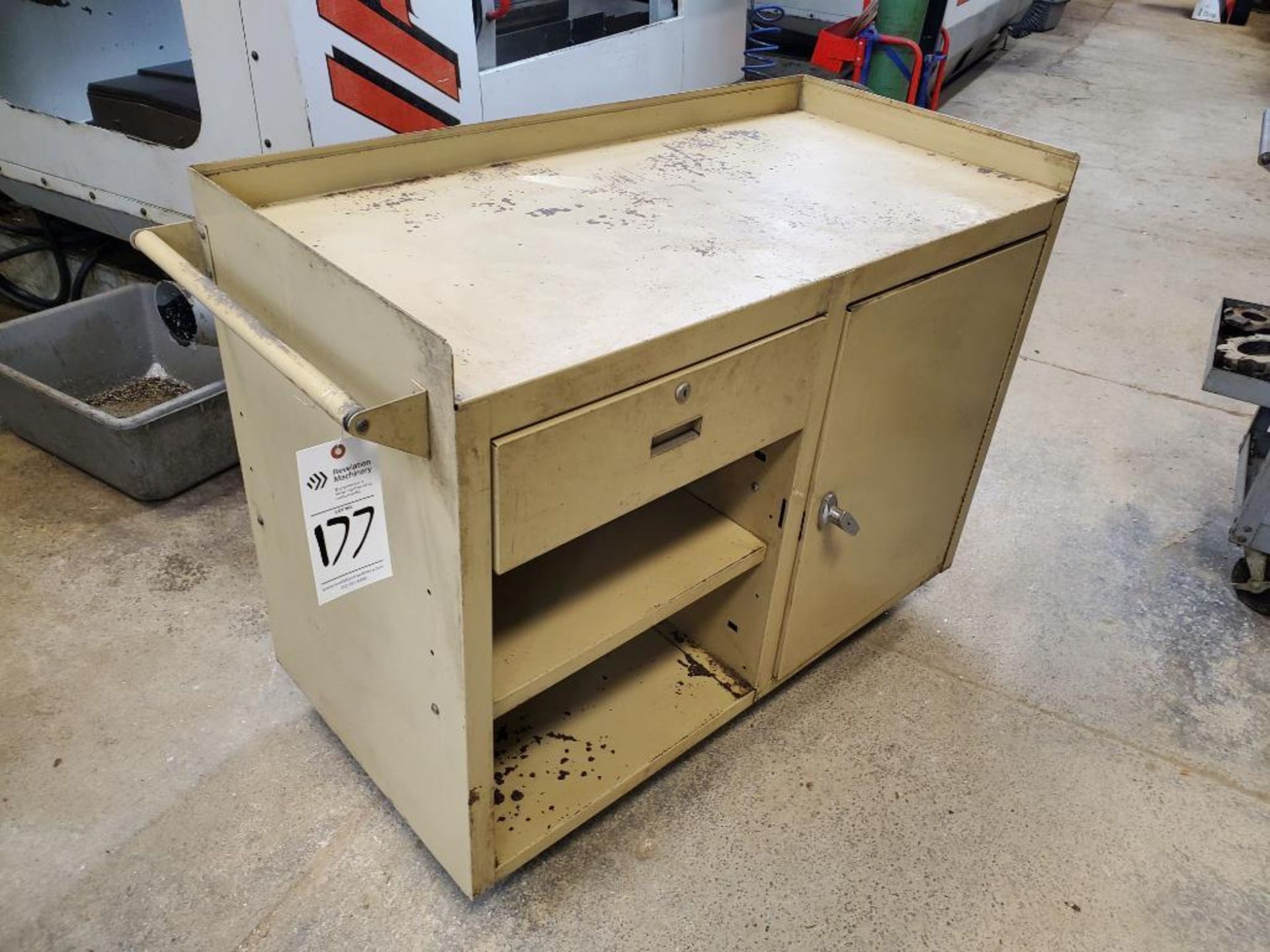 EDSAL ROLLING MACHINIST CABINET CART