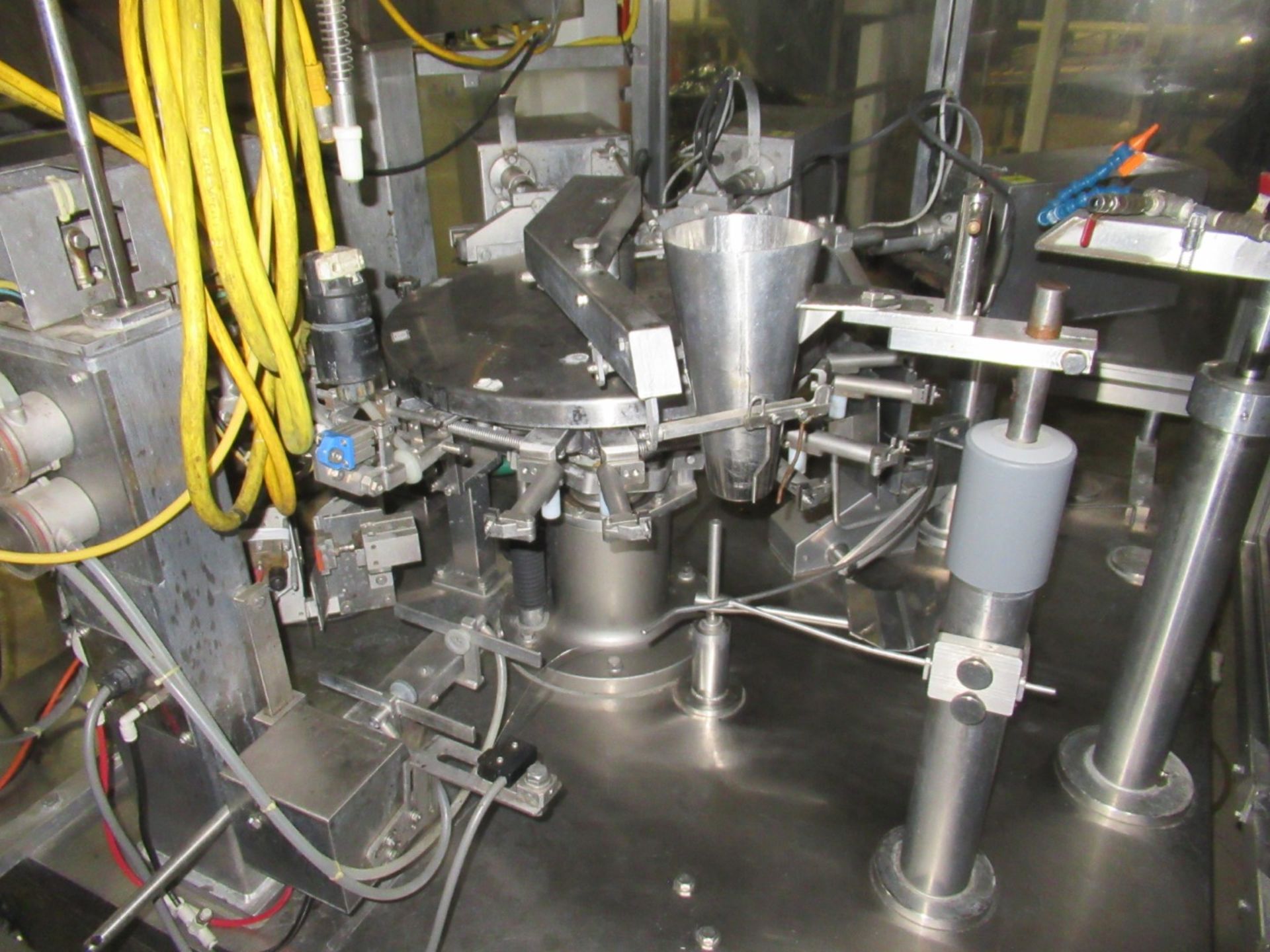 Toyo Jidoki retort pouch filler sealer, model TT-8CN, 8 stations ...