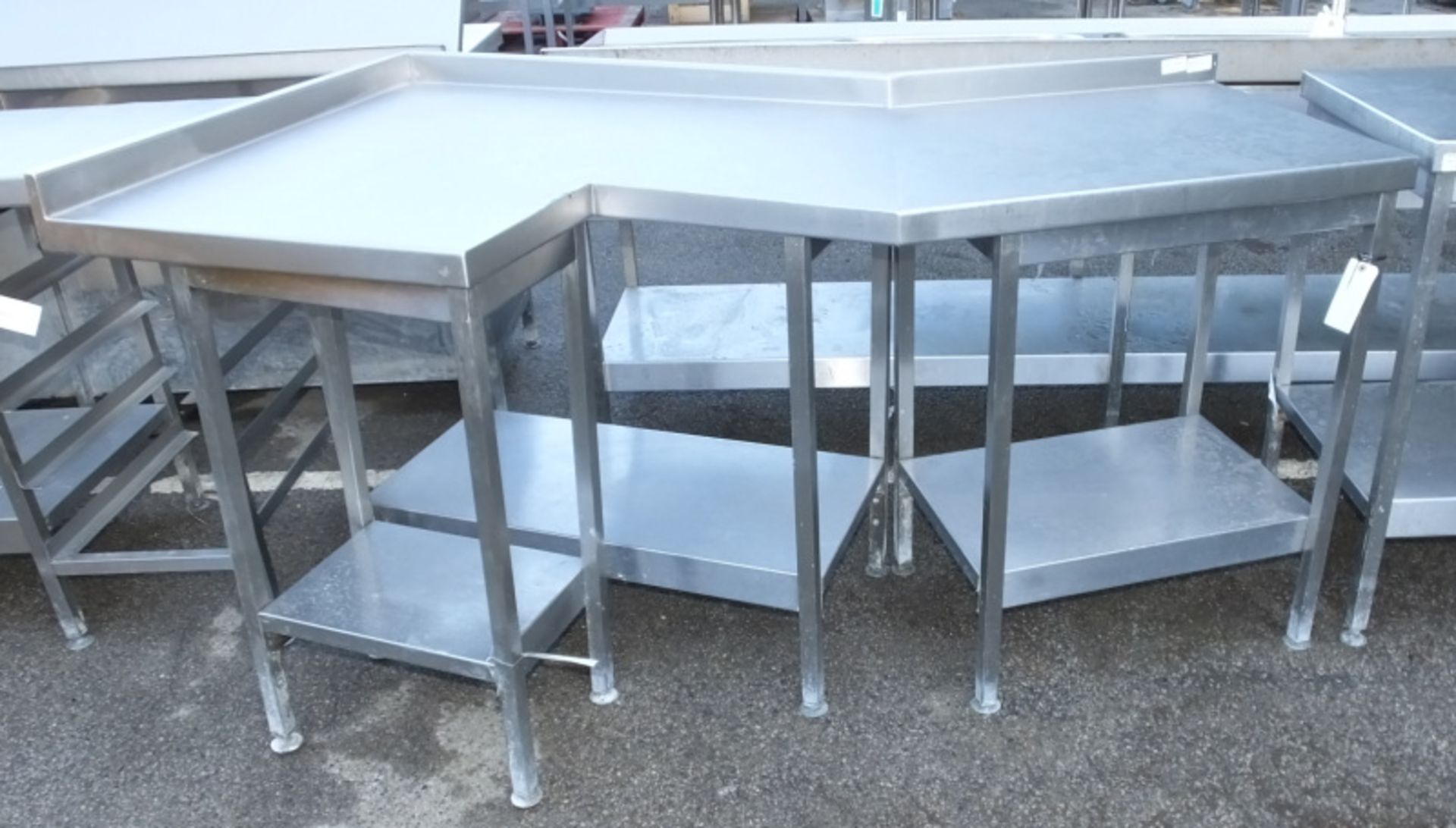 Stainless Steel Countertop L 1850mm x W 940mm x H 910mm