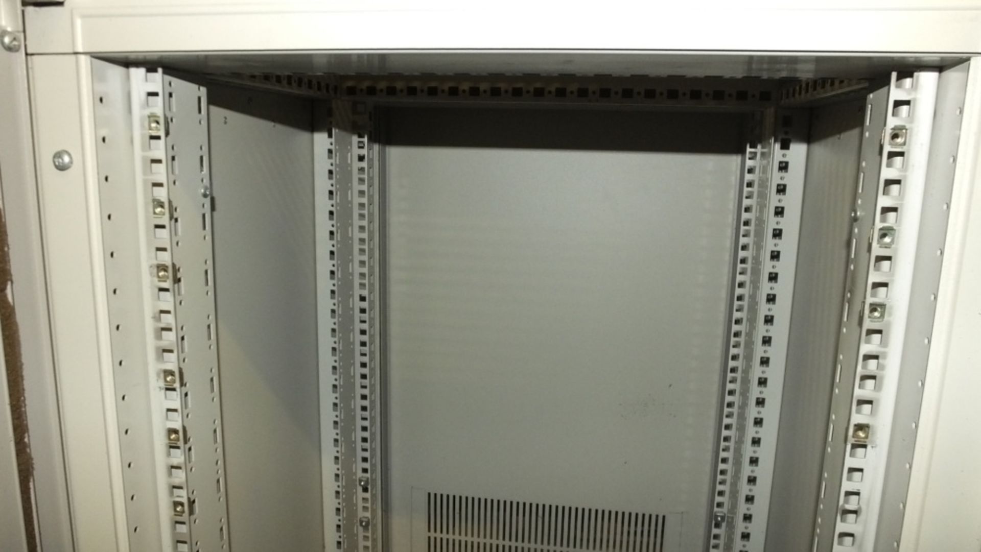 Gray Glass Fronted Server Cabinet L 600 x W 650 x H 1020mm