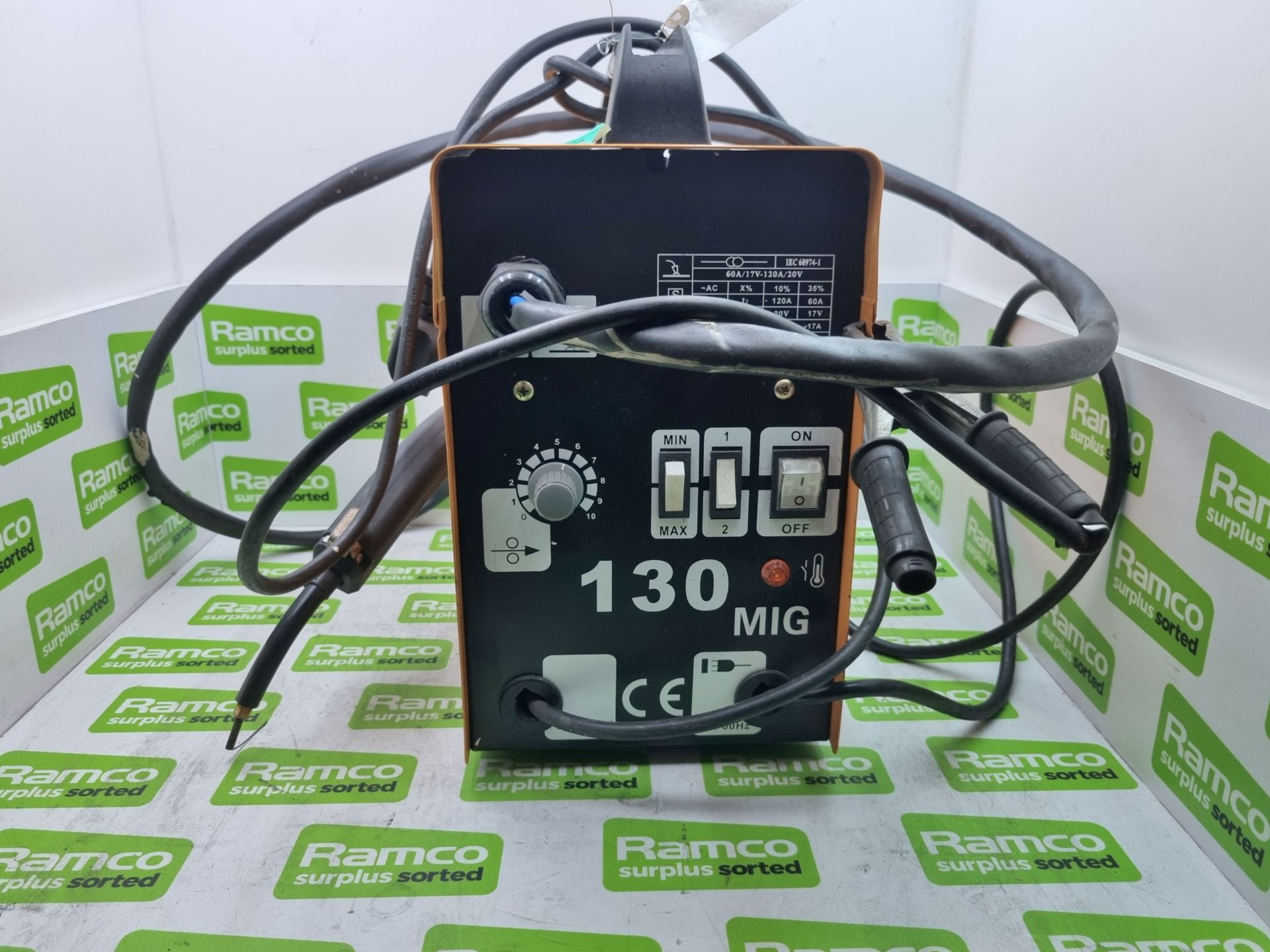 Juba 130 MIG welder 230V 50/60Hz L18 x W34 x H35Cm