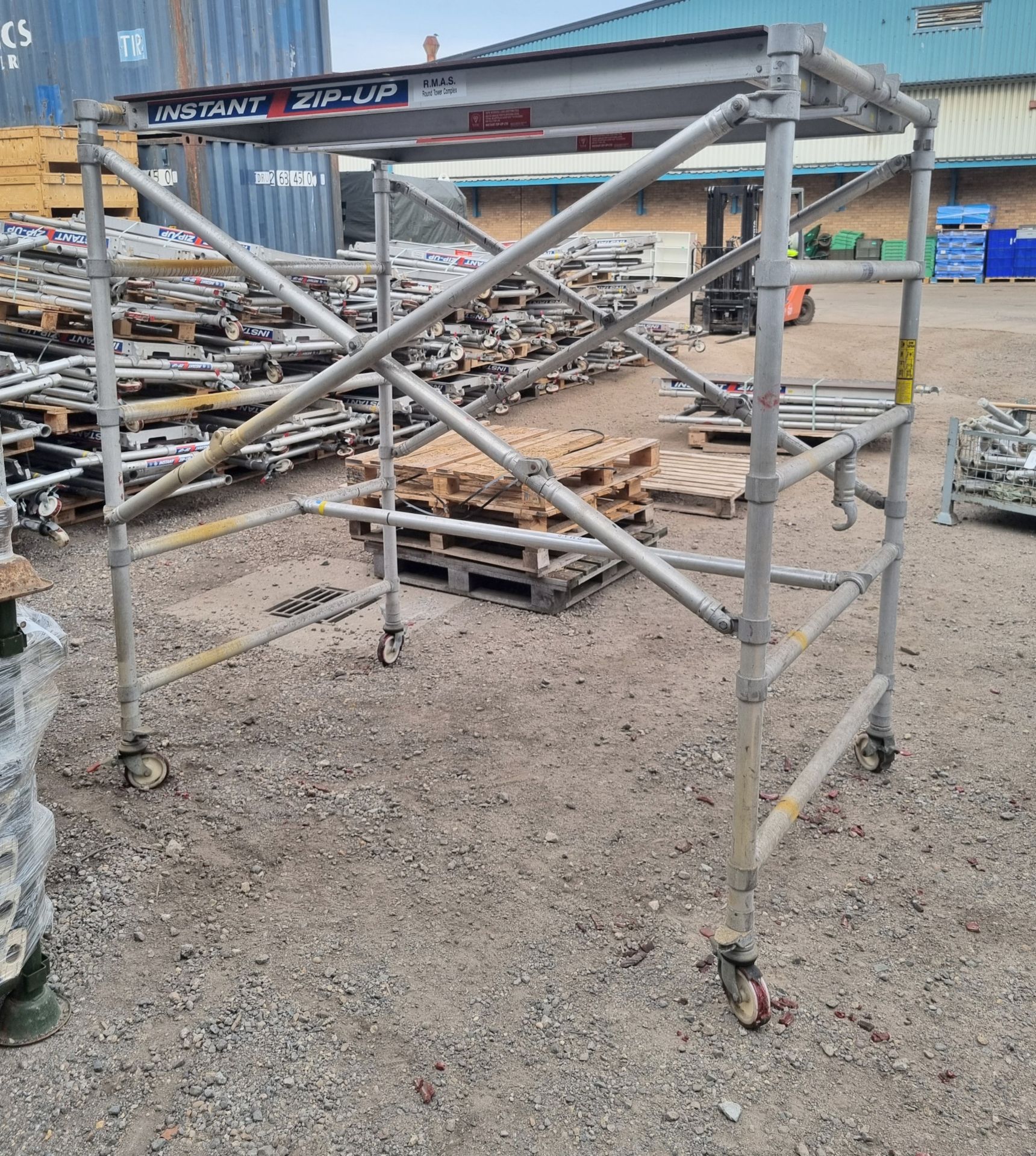 Scaffolding Tower Consisting of - Instant zip-up Double width tower ...