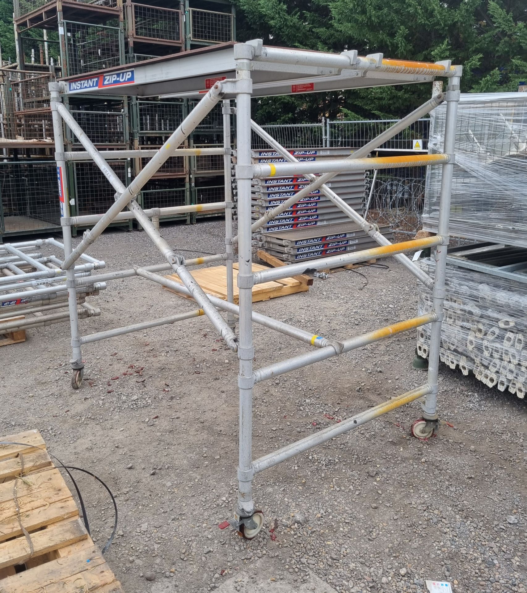Scaffolding Tower Consisting of - Instant zip-up Double width tower ...
