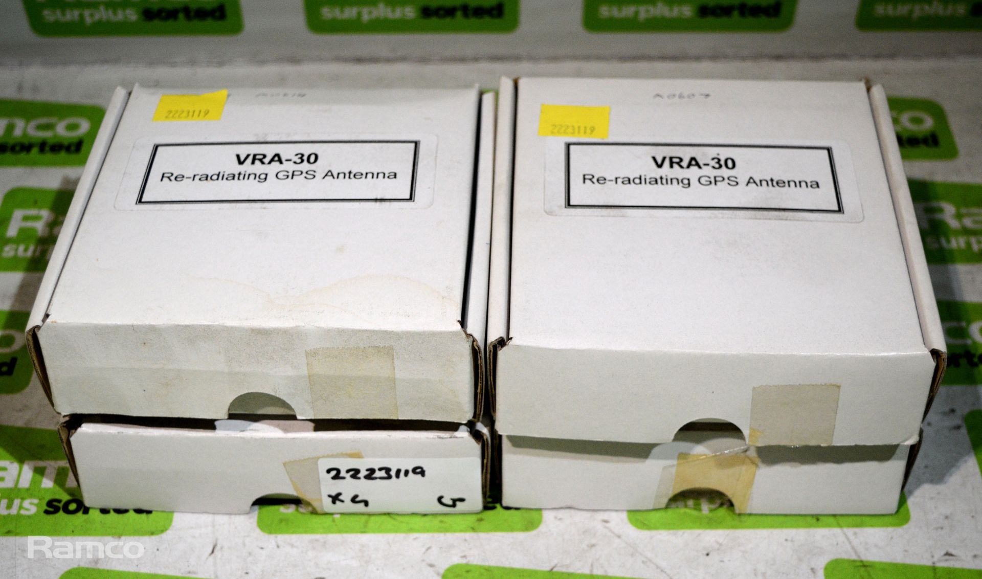4x Magellan VRA-30 Re-radiating GPS Antenna Unit