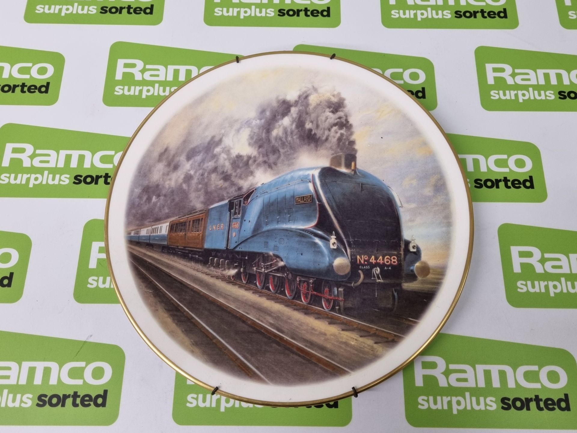 The Caverswall China Co. Ltd "Mallard" Breaking the Record collectable ...
