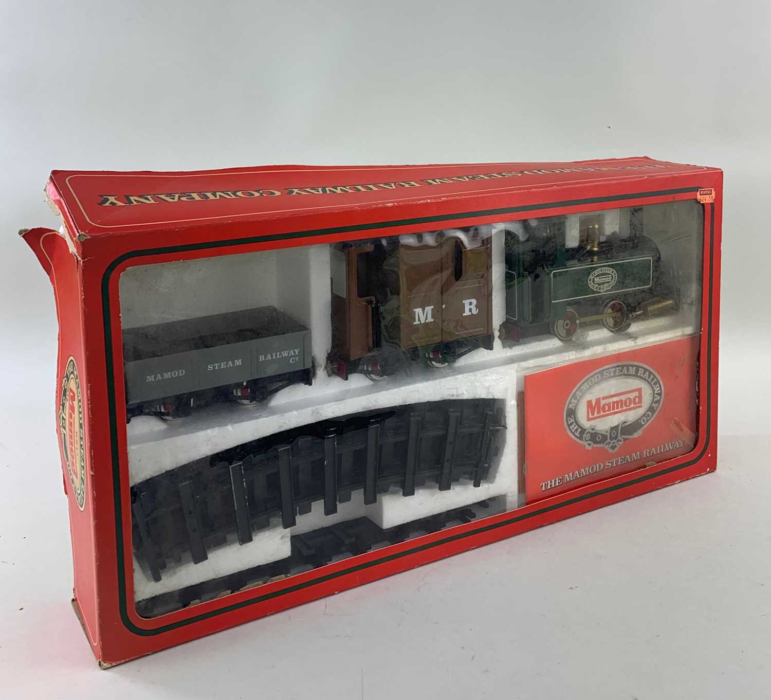 MAMOD MODEL LIVE STEAM RAILWAY GOODS TRAIN SET, MODEL NO. RS1A, with ...