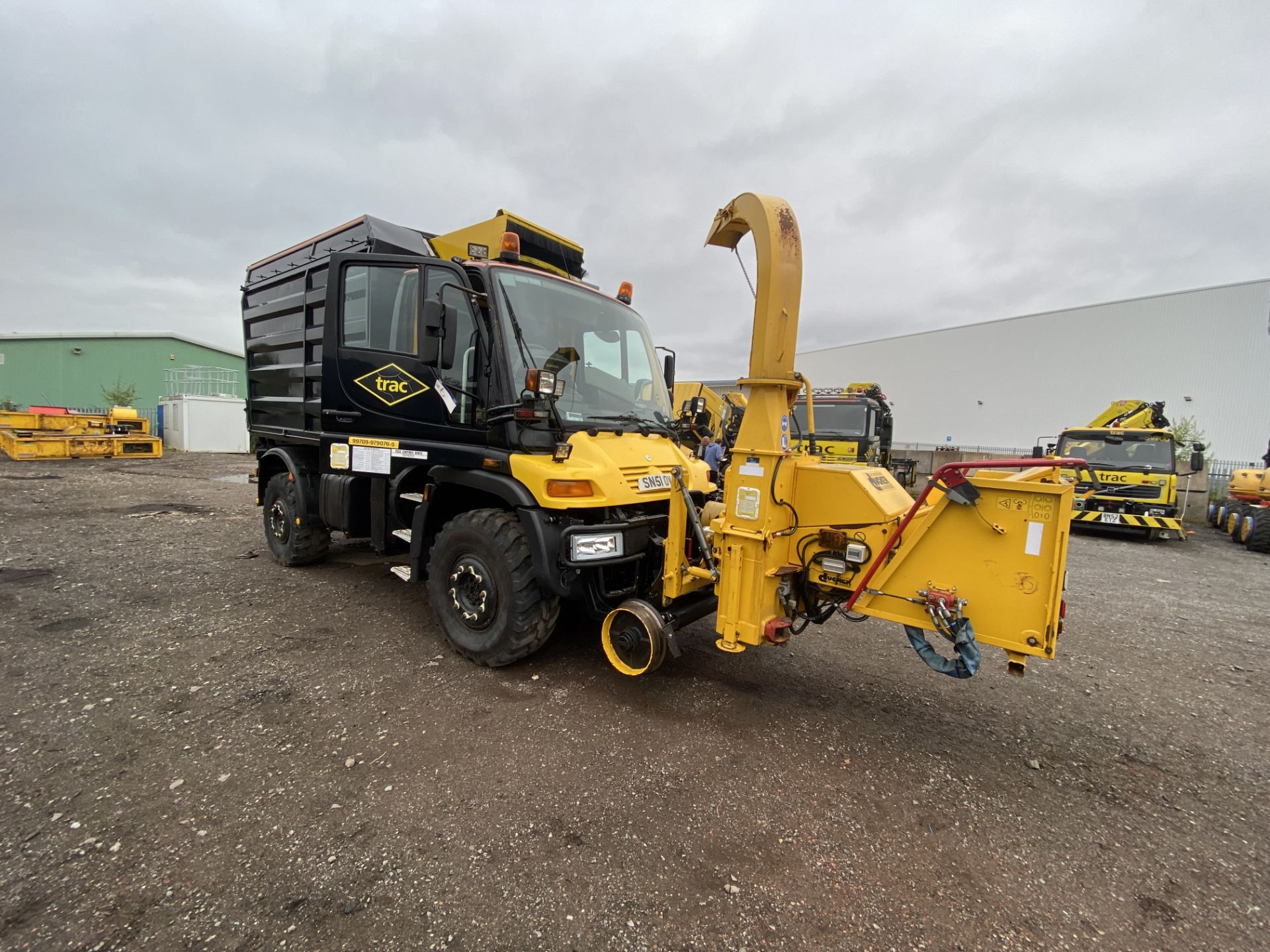 Mercedes UNIMOG U400 ROAD RAIL RHD 4X4 UTILITY VEHICLE/ CHIPPER ...