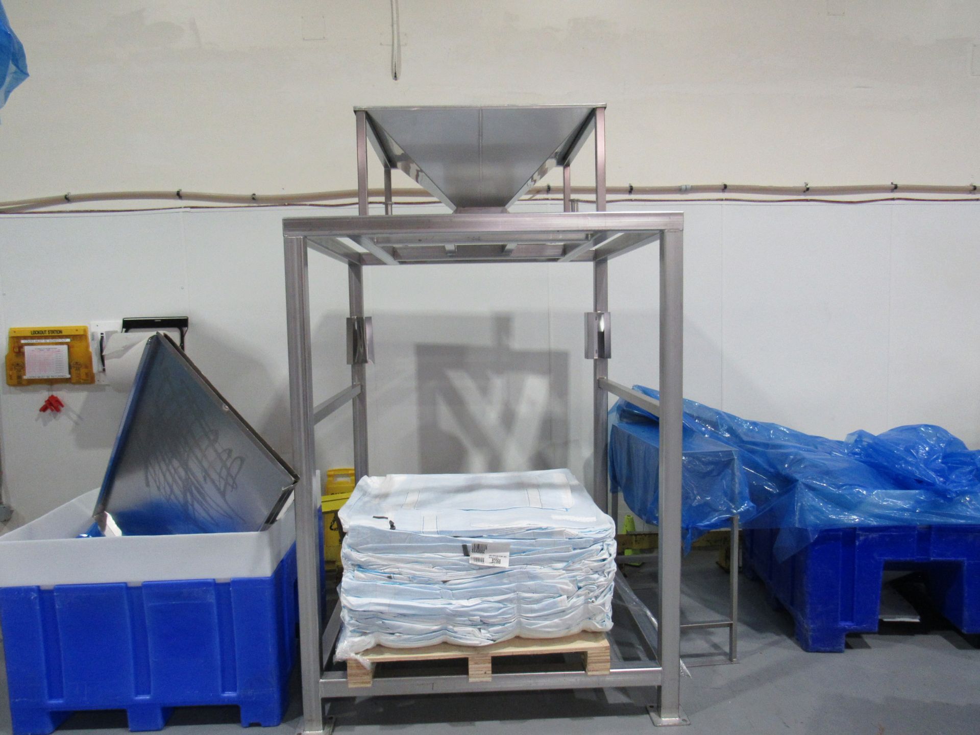 Super Sac Loader Frame, 5ft W x 5ft. L Rigging Price: $275