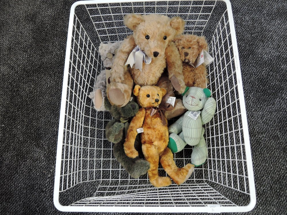 Six modern Teddy Bears and Soft Toy including, The Old Fashioned Teddy ...